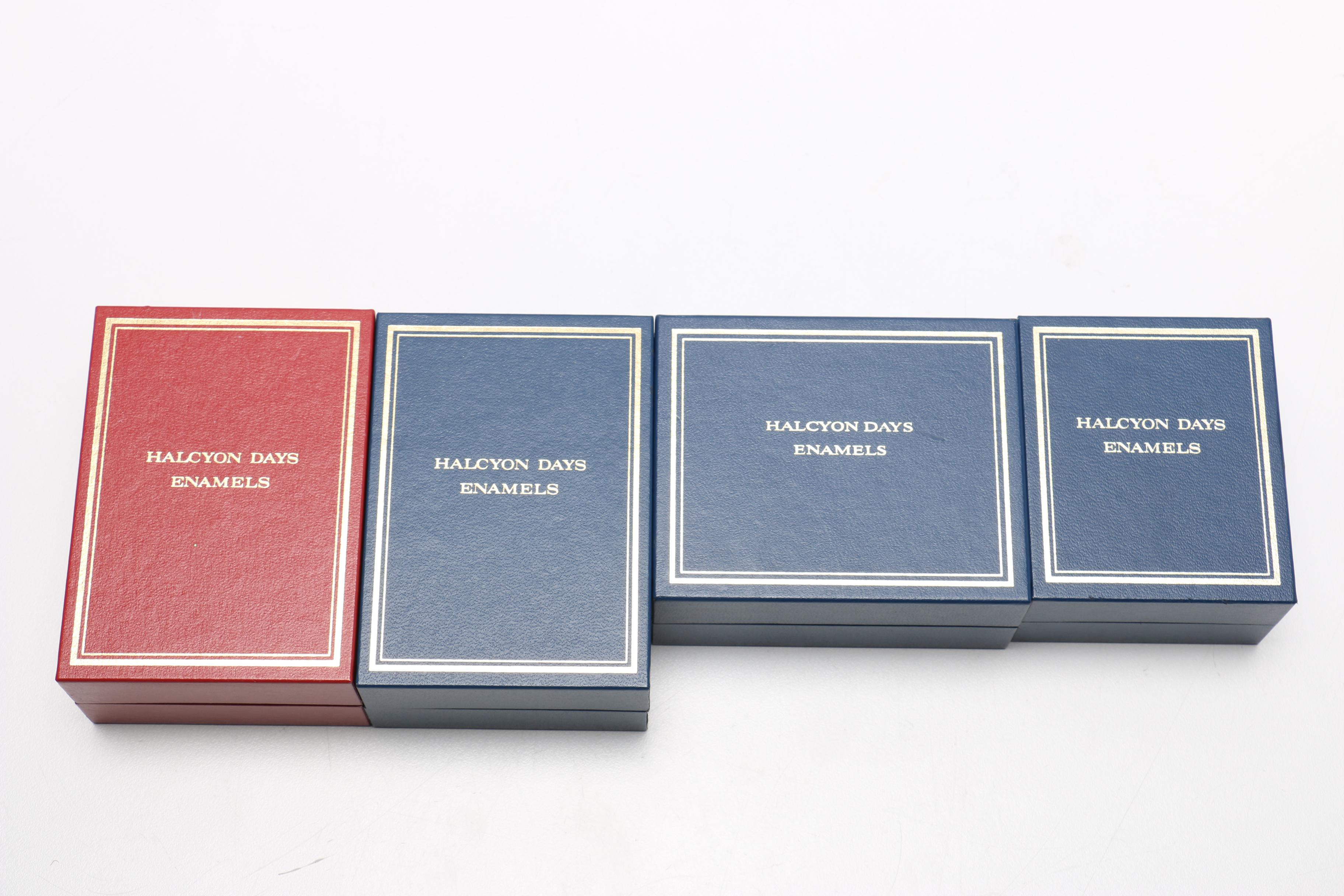 Halcyon Enamel Boxes | EBTH