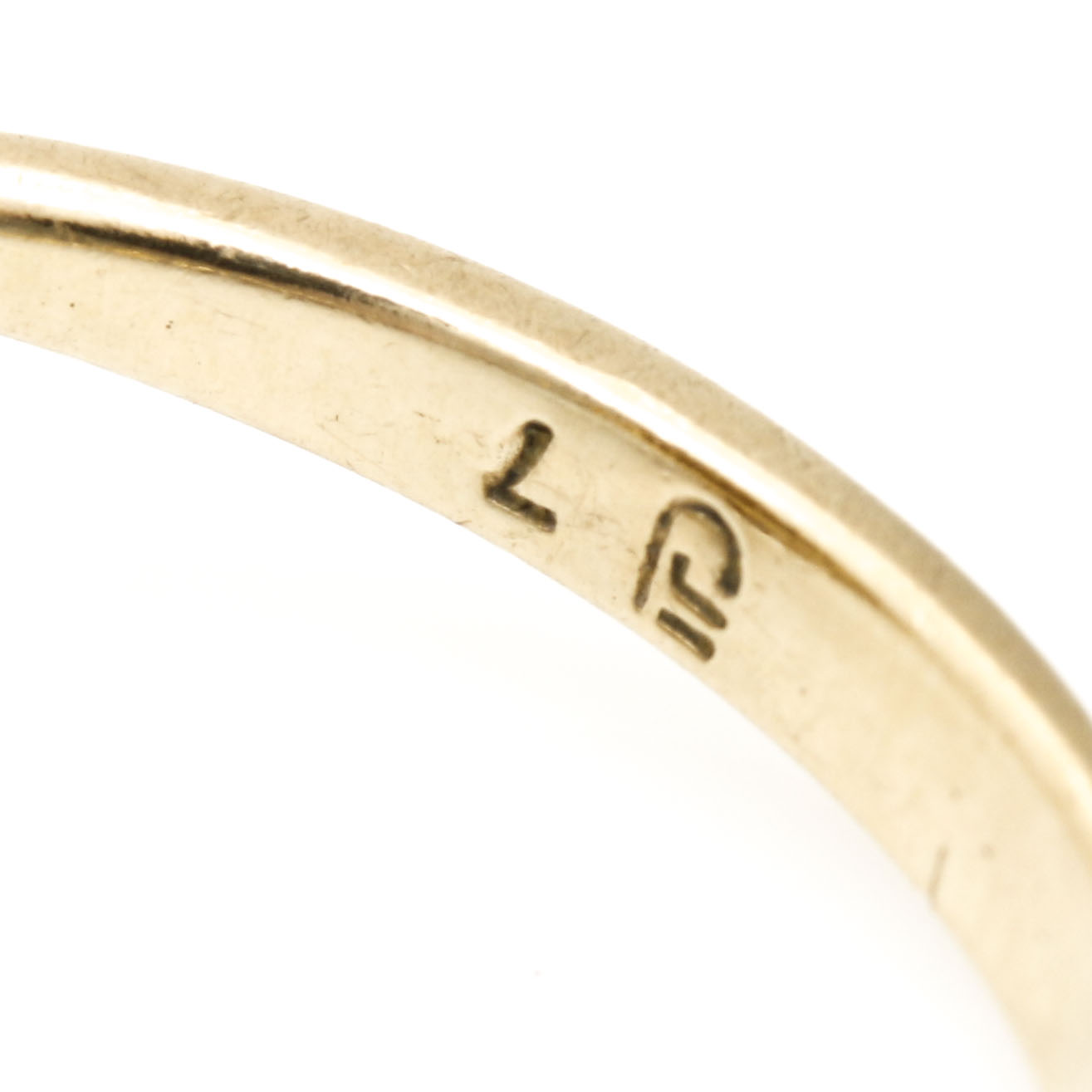 10K Yellow Gold Blue Sapphire and Diamond Ring | EBTH