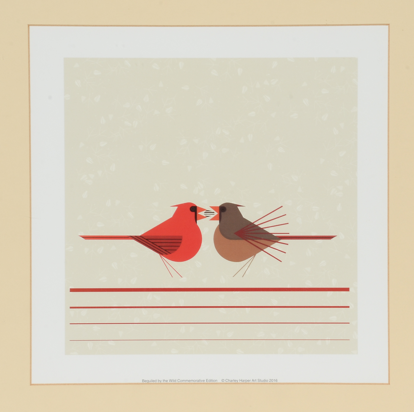 Charley Harper Offset Lithograph "Beguiled by the Wild" | EBTH