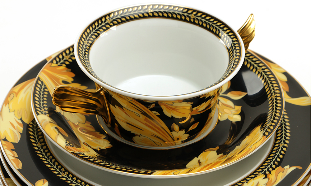 Rosenthal Versace China in the Elegant Pattern "Vanity" | EBTH