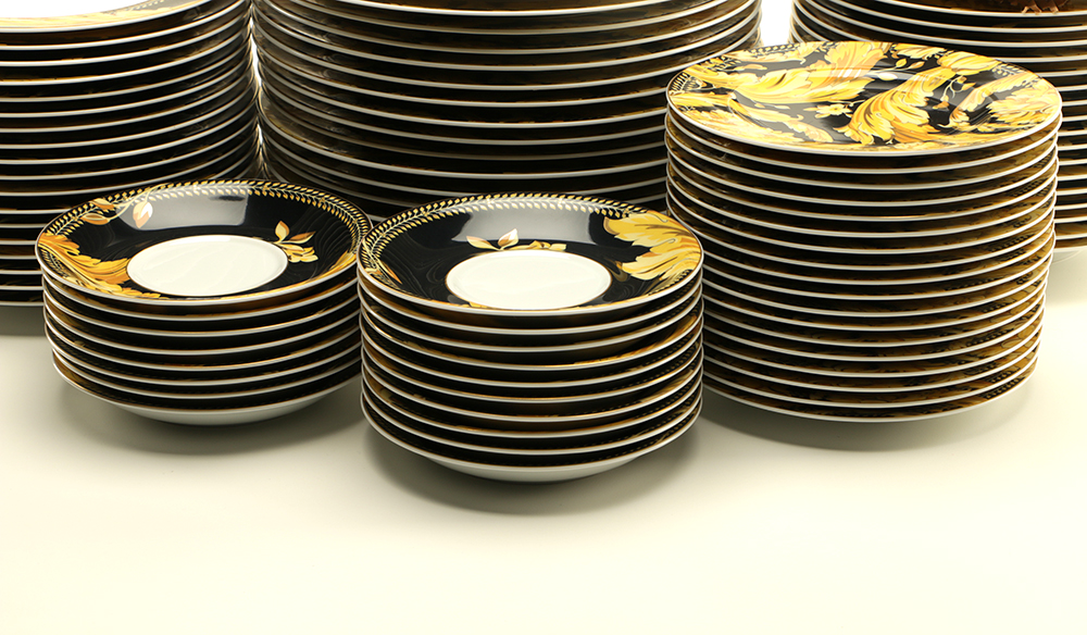 Rosenthal Versace China in the Elegant Pattern "Vanity" | EBTH