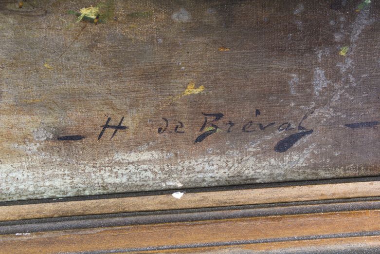 Henri Breval Oil Painting on Canvas | EBTH