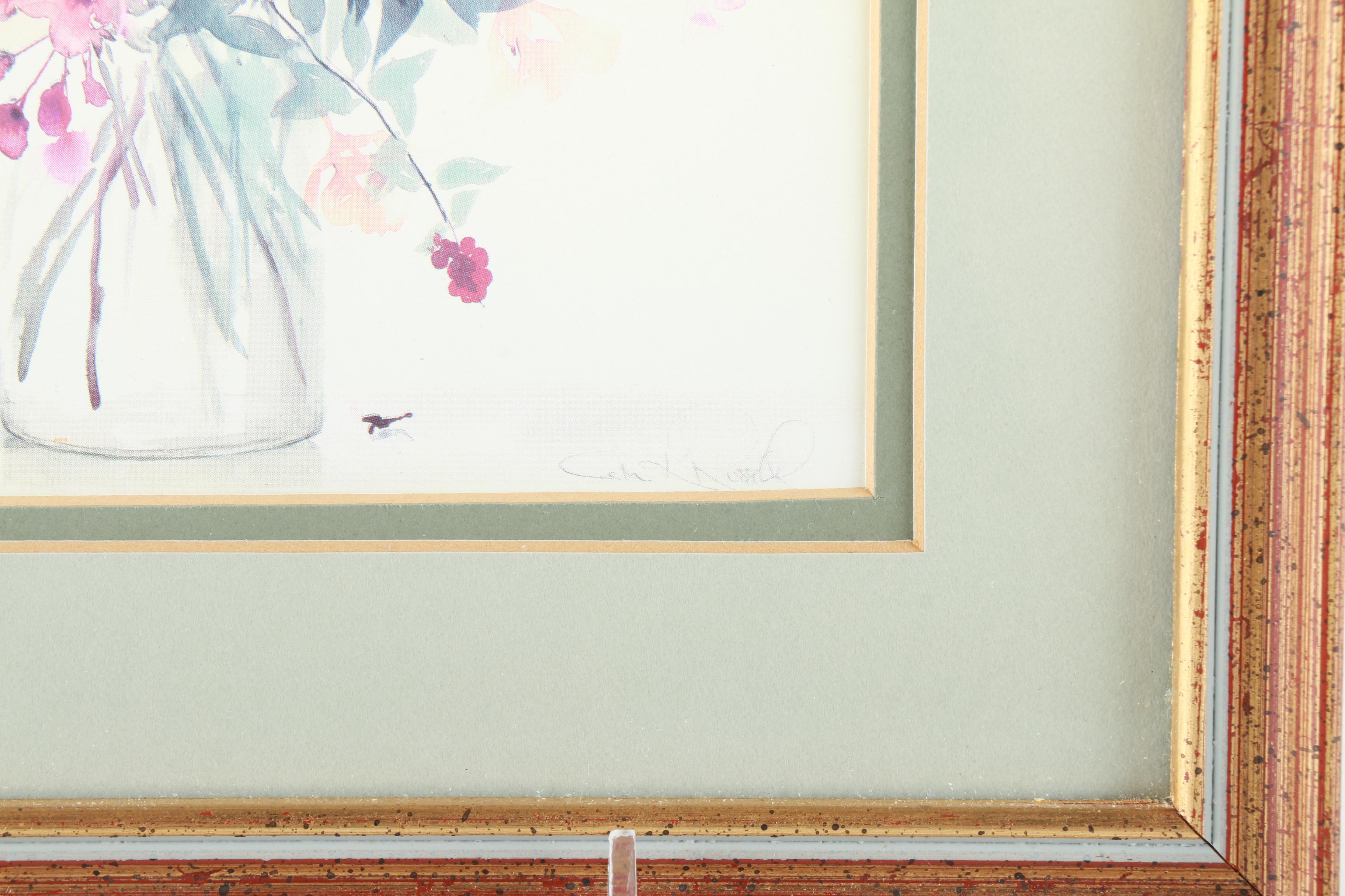 Celia Russell Offset Lithograph Floral Prints Collection | EBTH