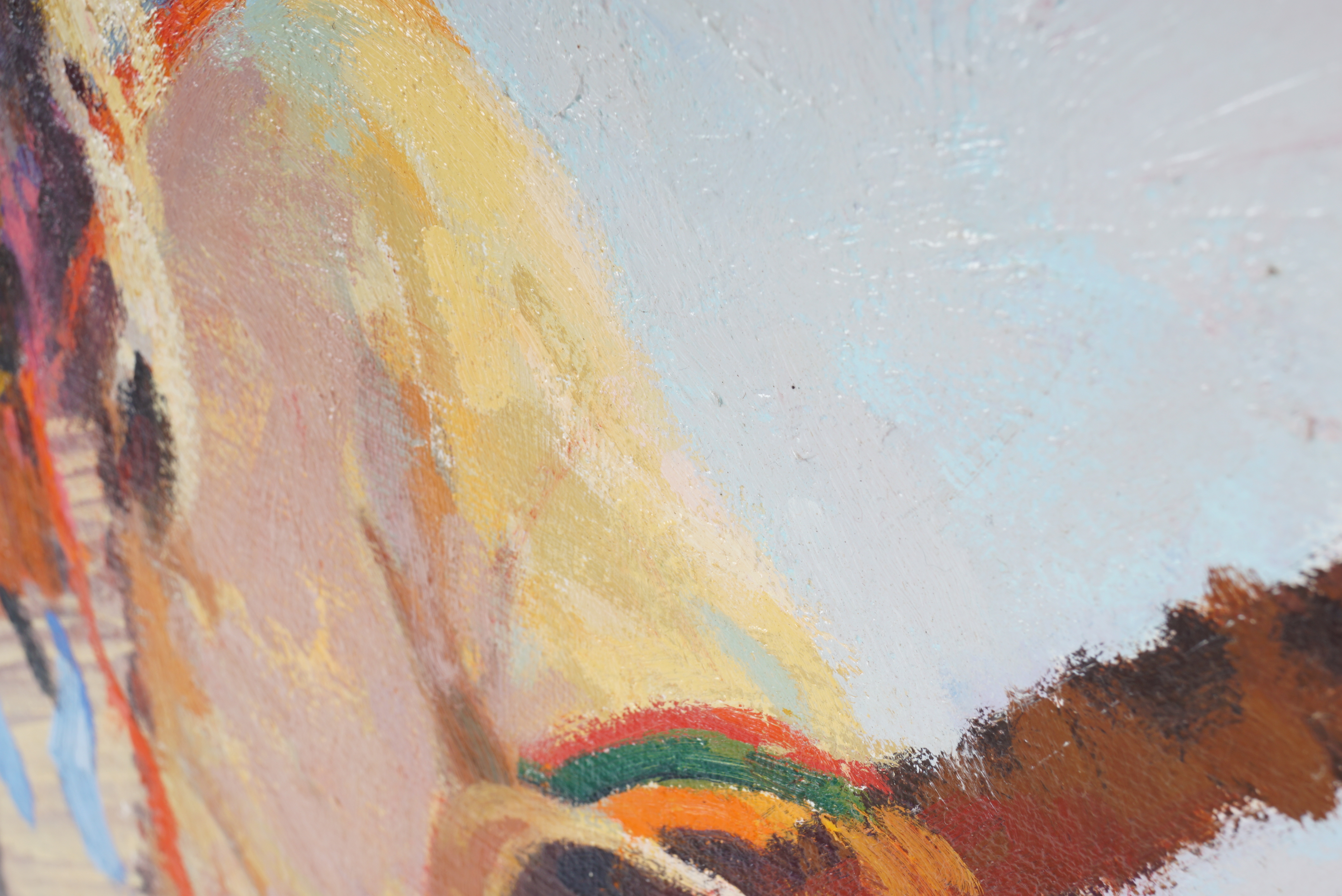 Ray Vinella Oil Painting on Canvas "Straight Dancer From The North" | EBTH