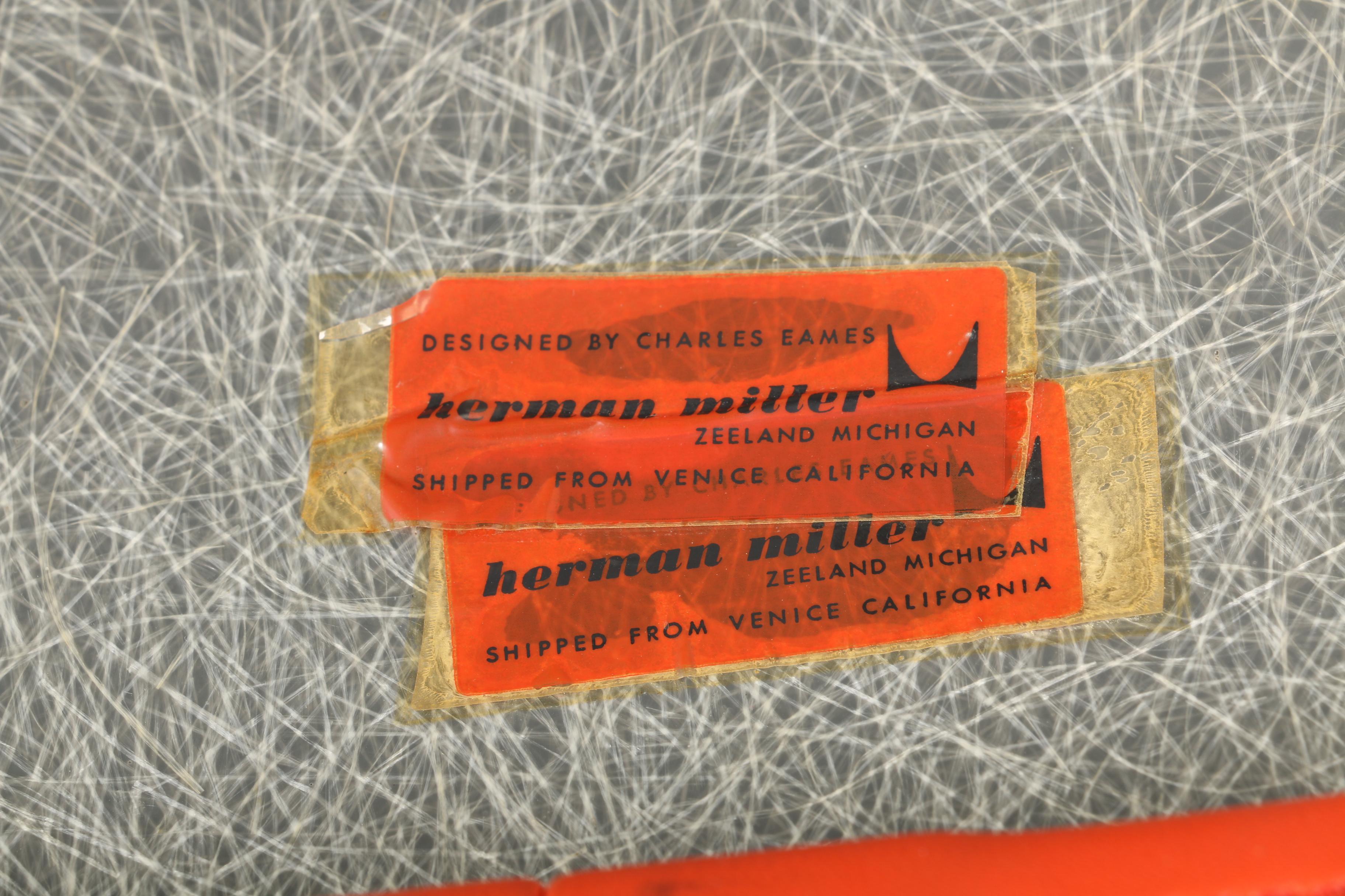 Mid Century Modern "DAX" Shell Chair by Eames for Herman Miller With ...