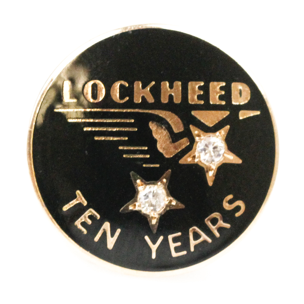 Gold Plated Commemorative Lockheed Martin Pin | EBTH
