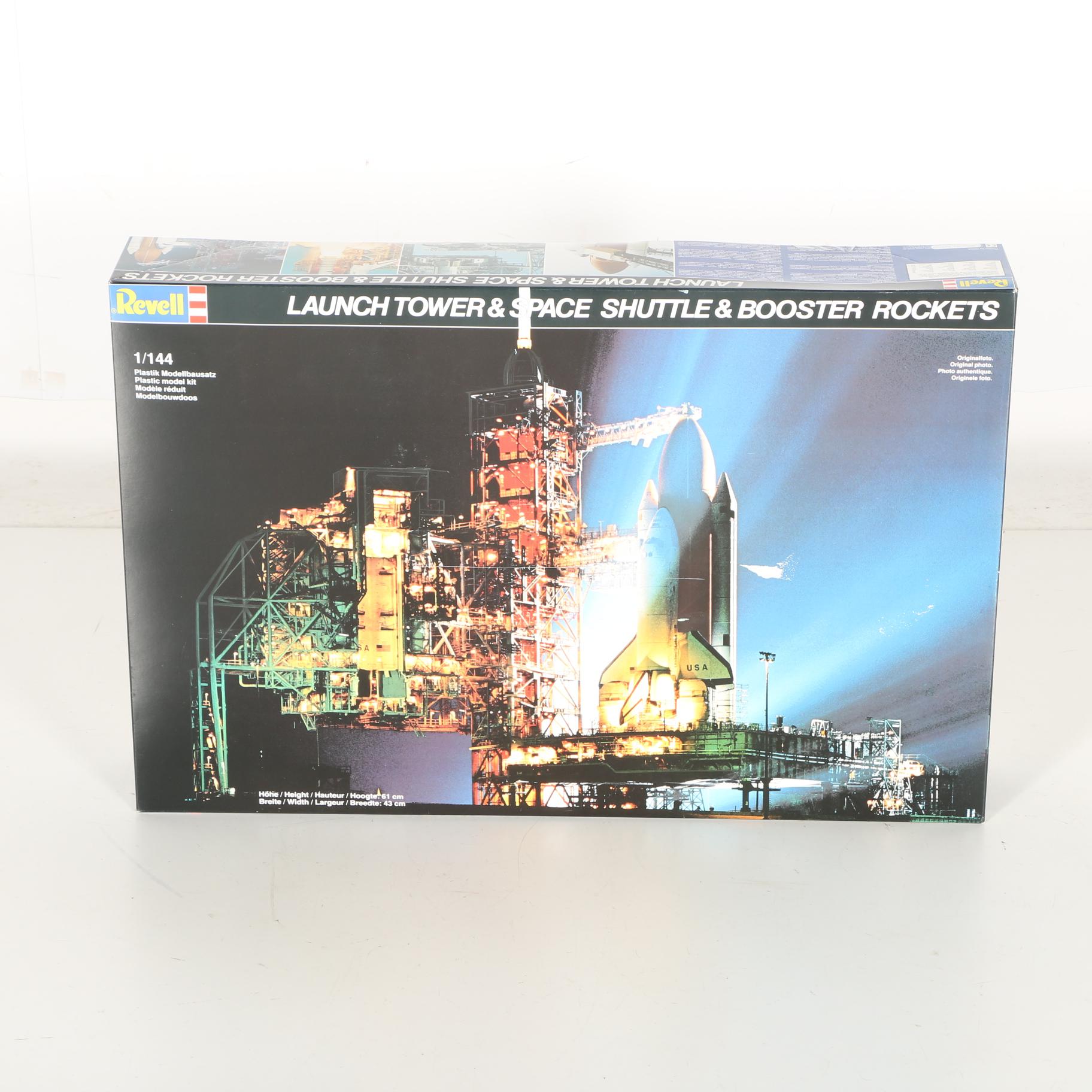 Revell Launch Tower and Space Shuttle Model Kit | EBTH