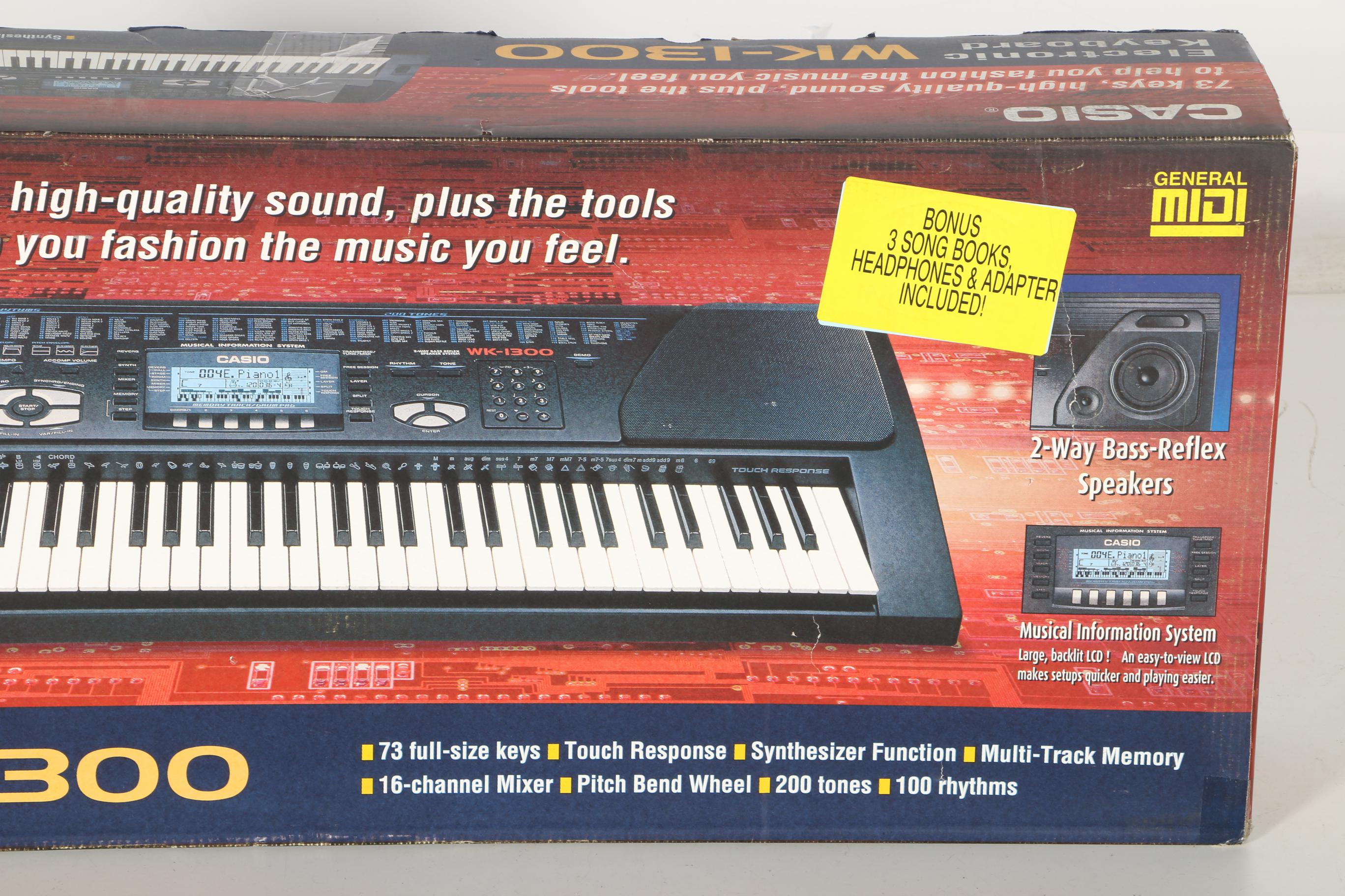 Casio WK-1300 Electronic Keyboard | EBTH