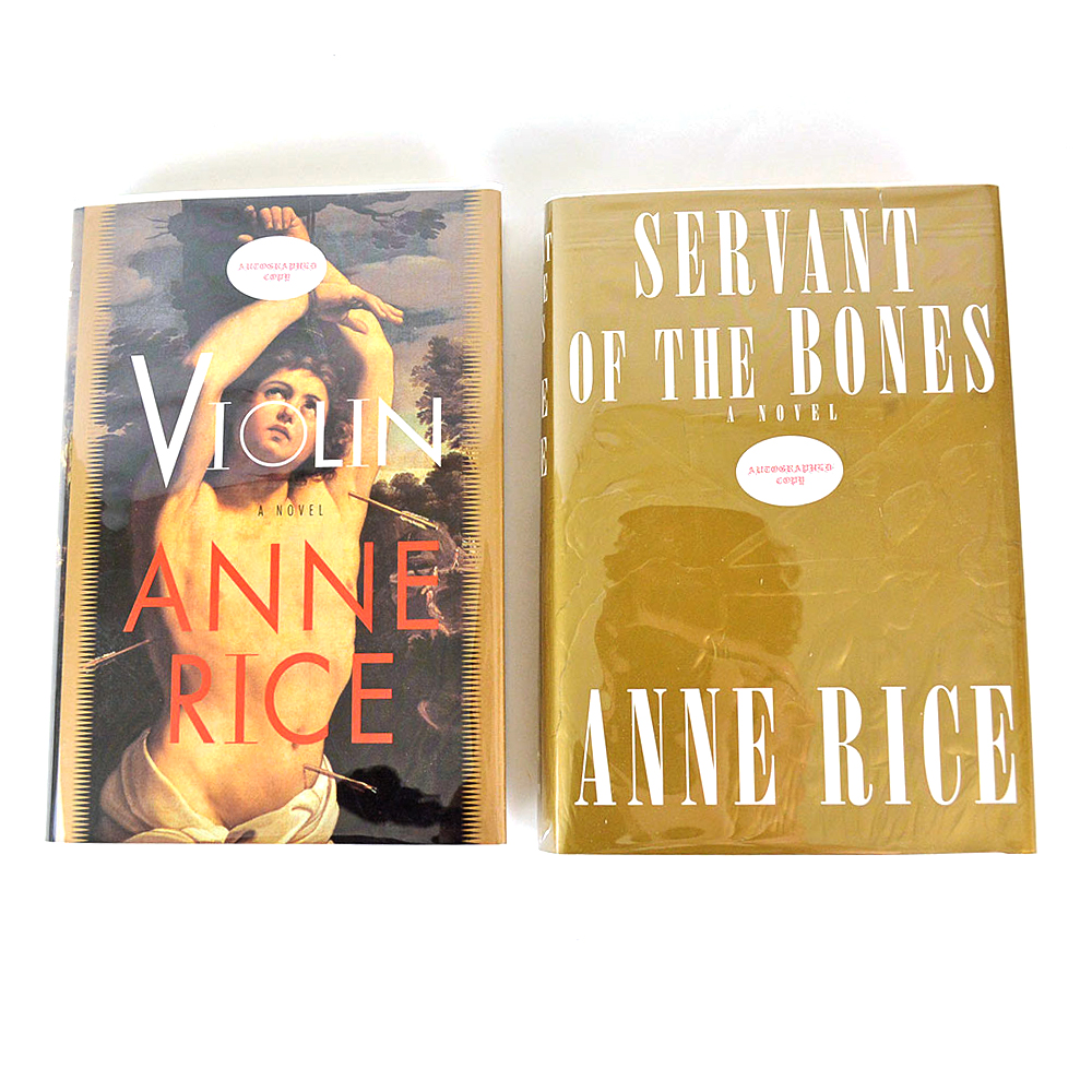 Signed Anne Rice Books | EBTH