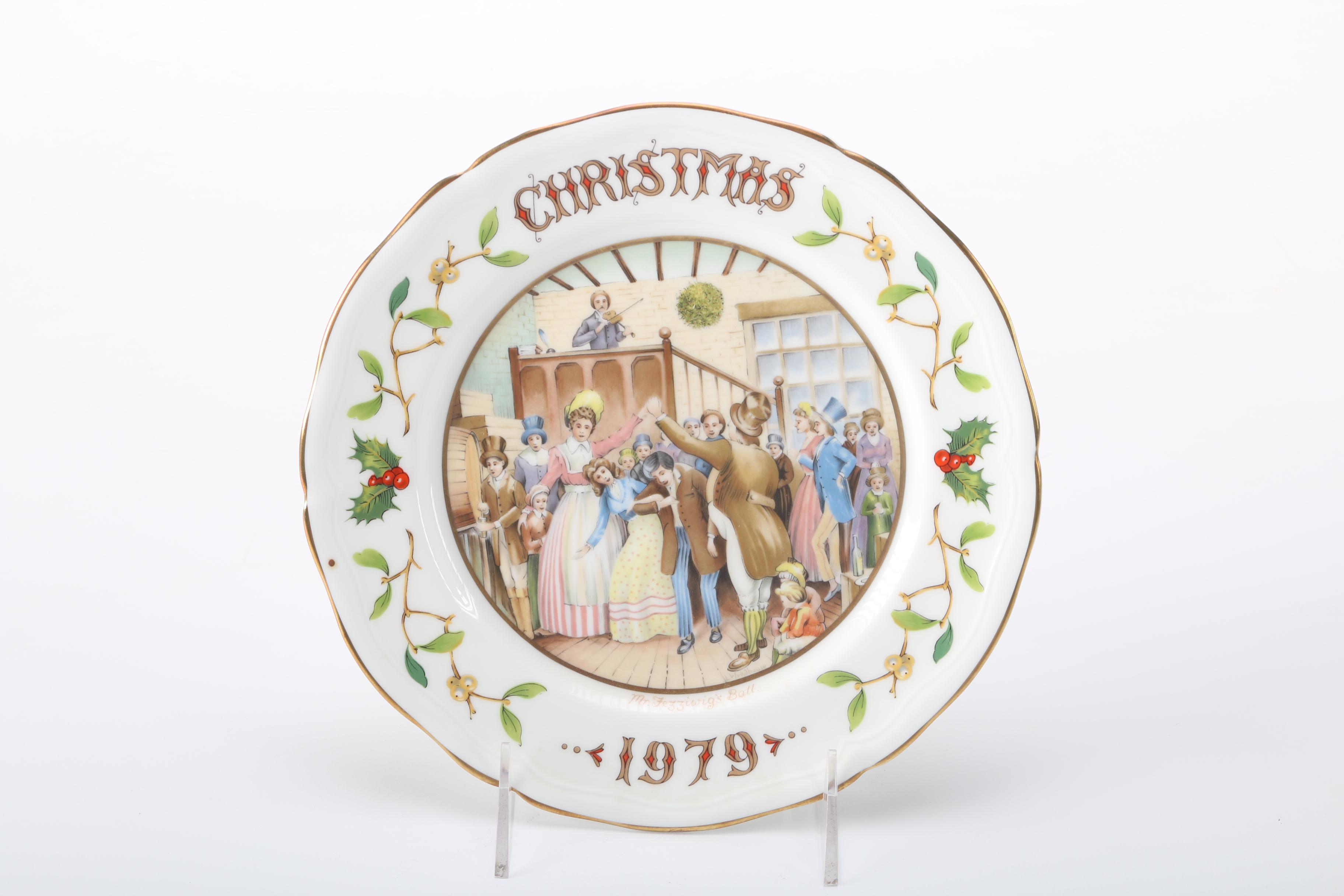 1979-1982 Ansley "A Christmas Carol" Bone China Collector Plates | EBTH