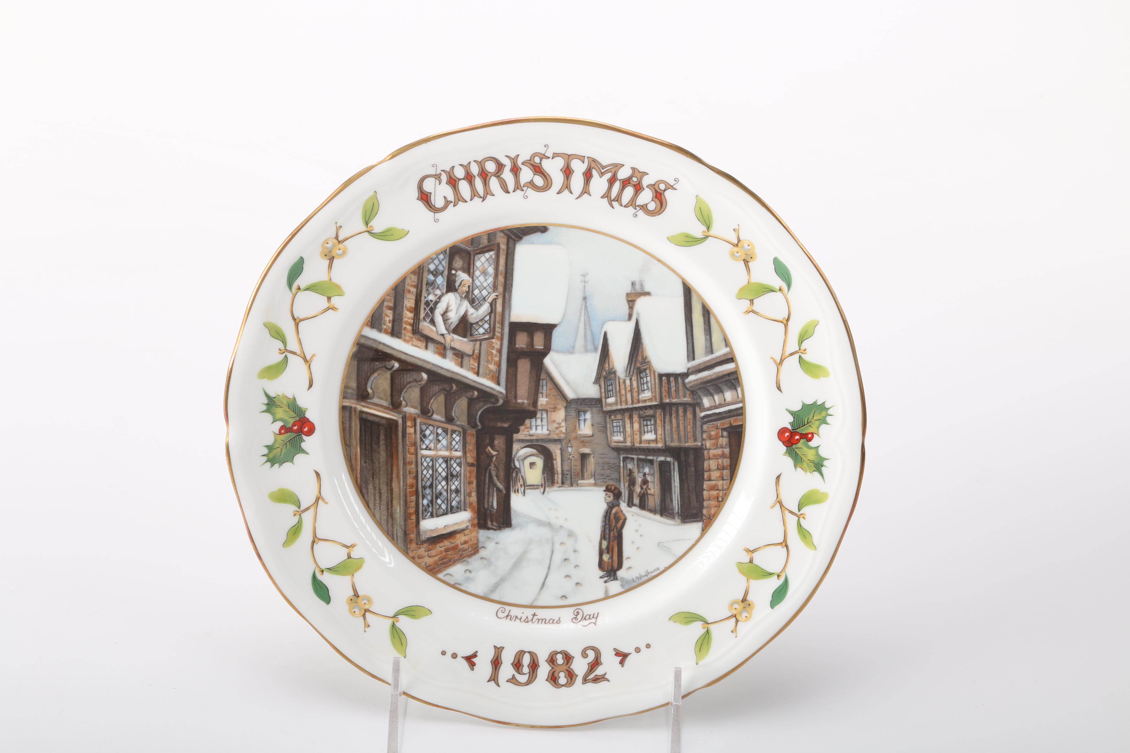 1979-1982 Ansley "A Christmas Carol" Bone China Collector Plates | EBTH