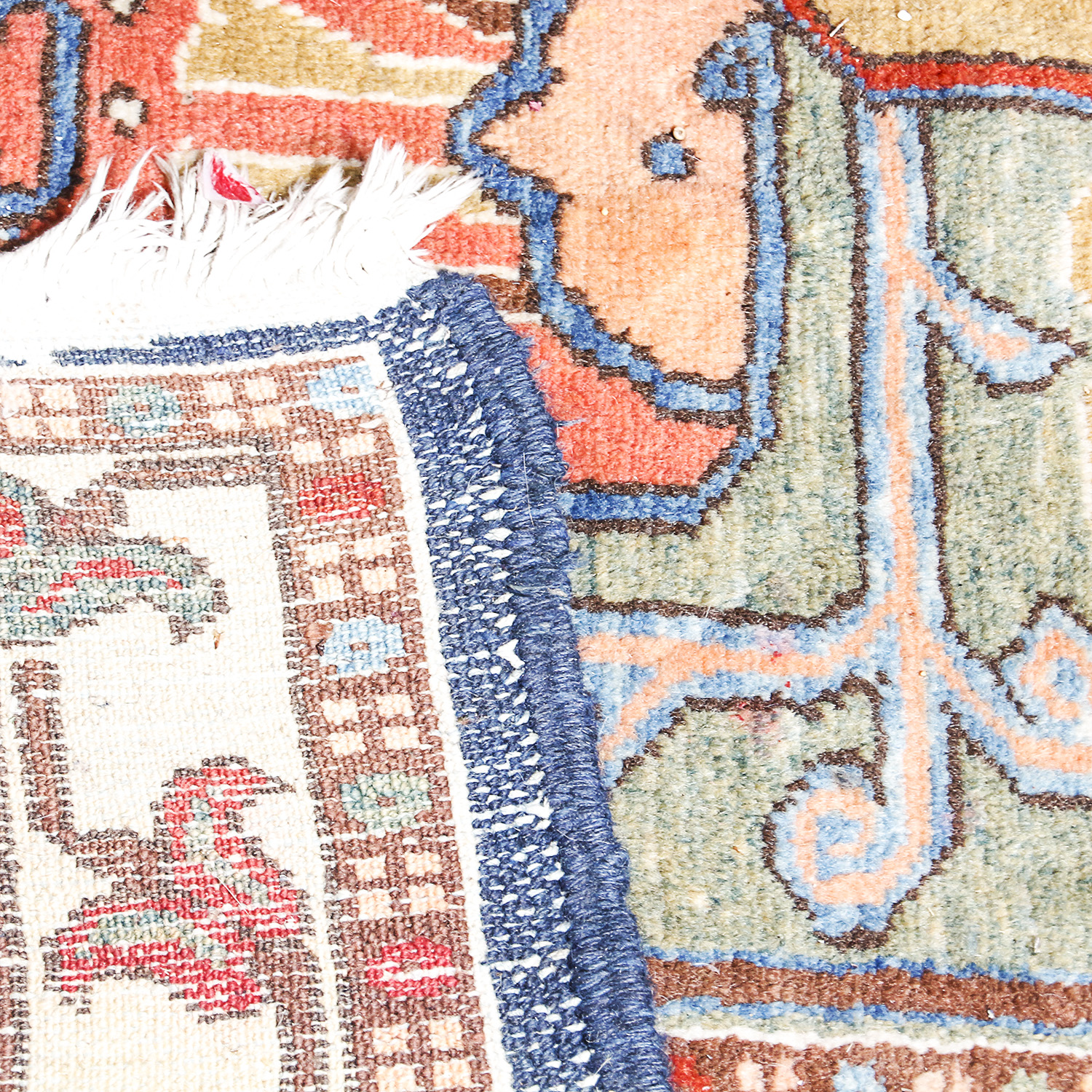 Large Hand Woven Area Rug | EBTH