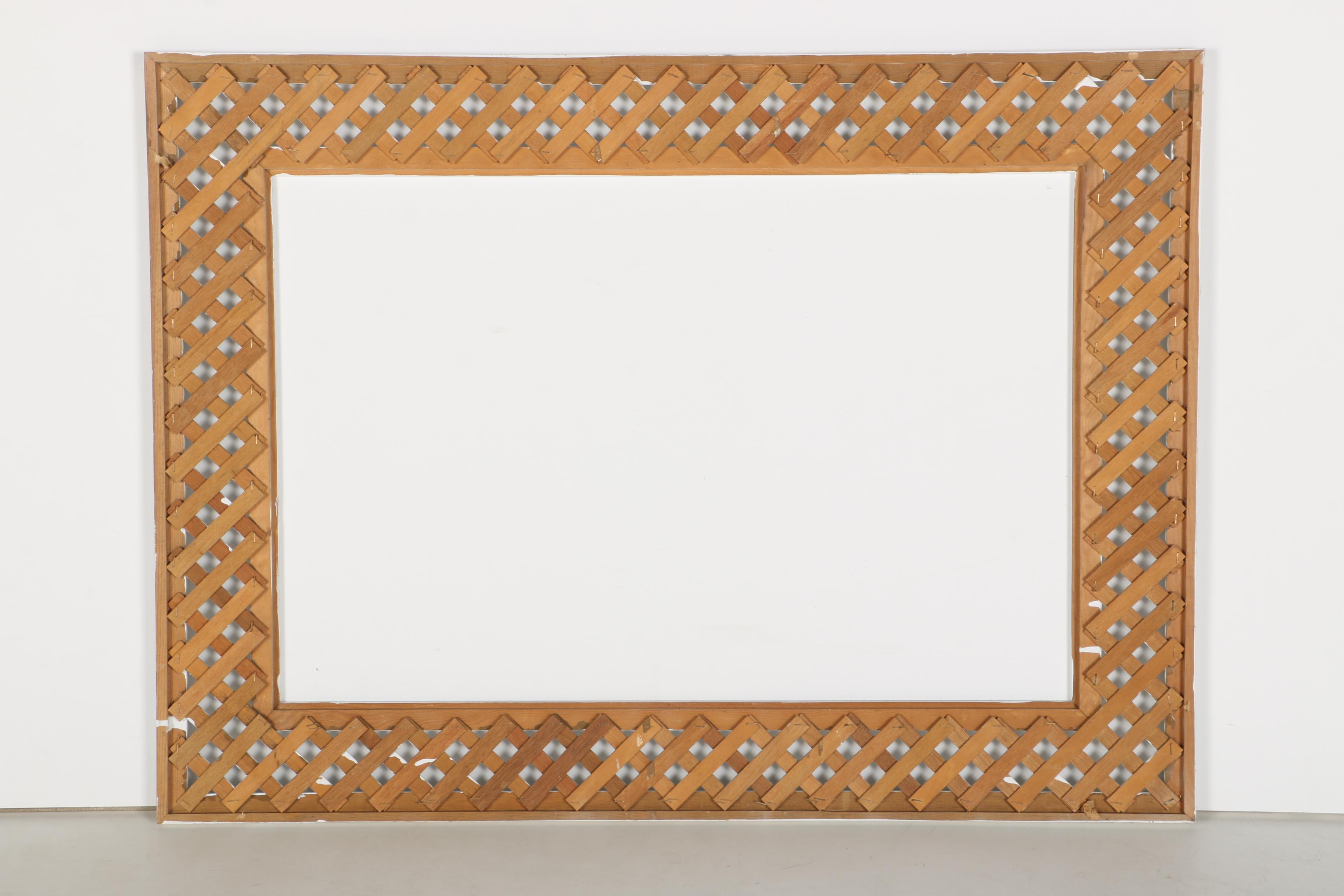 White Lattice Frame | EBTH