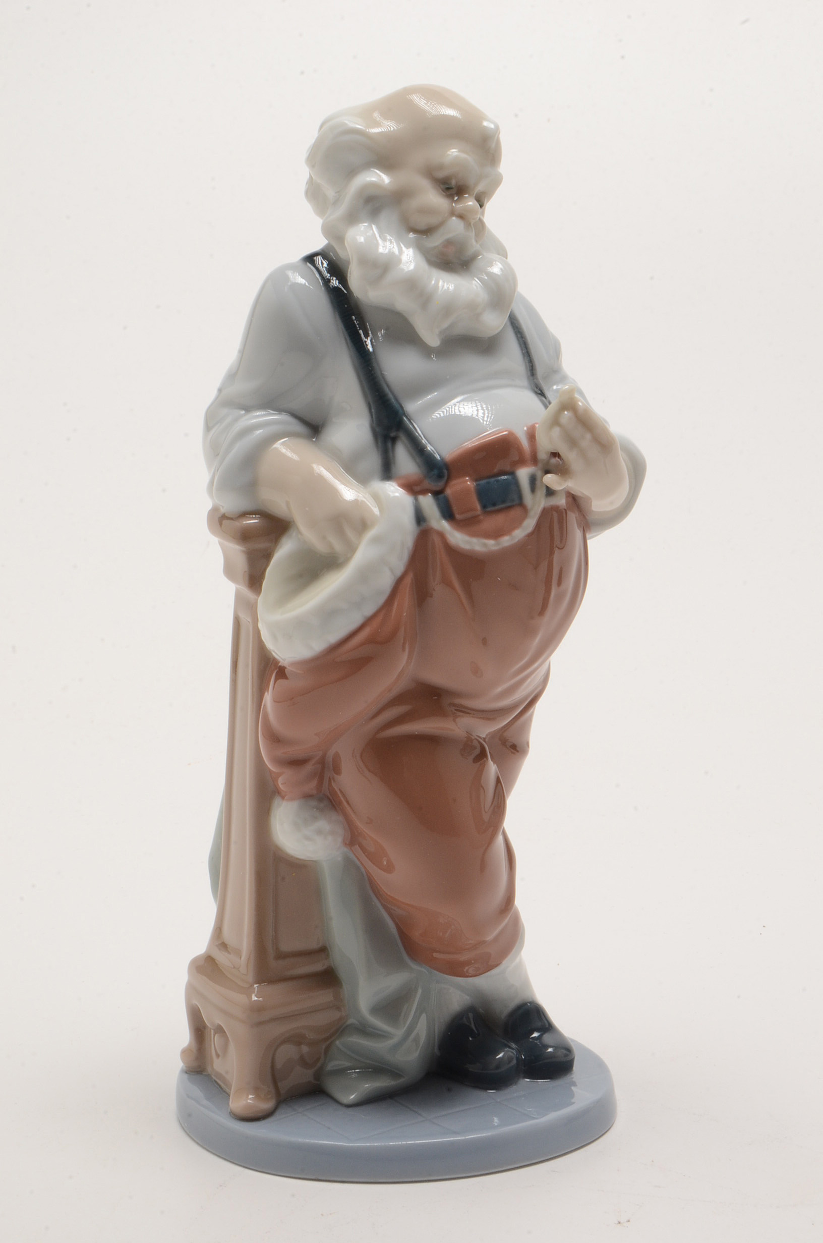 Lladro "Santa's Busiest Hour" and "Jolly Santa" Figurines | EBTH
