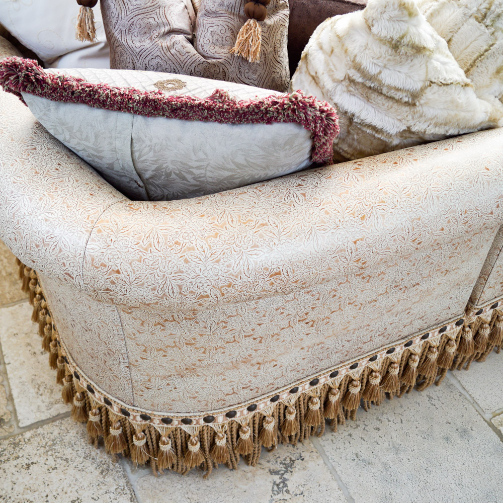 Fringed Sectional Sofa | EBTH