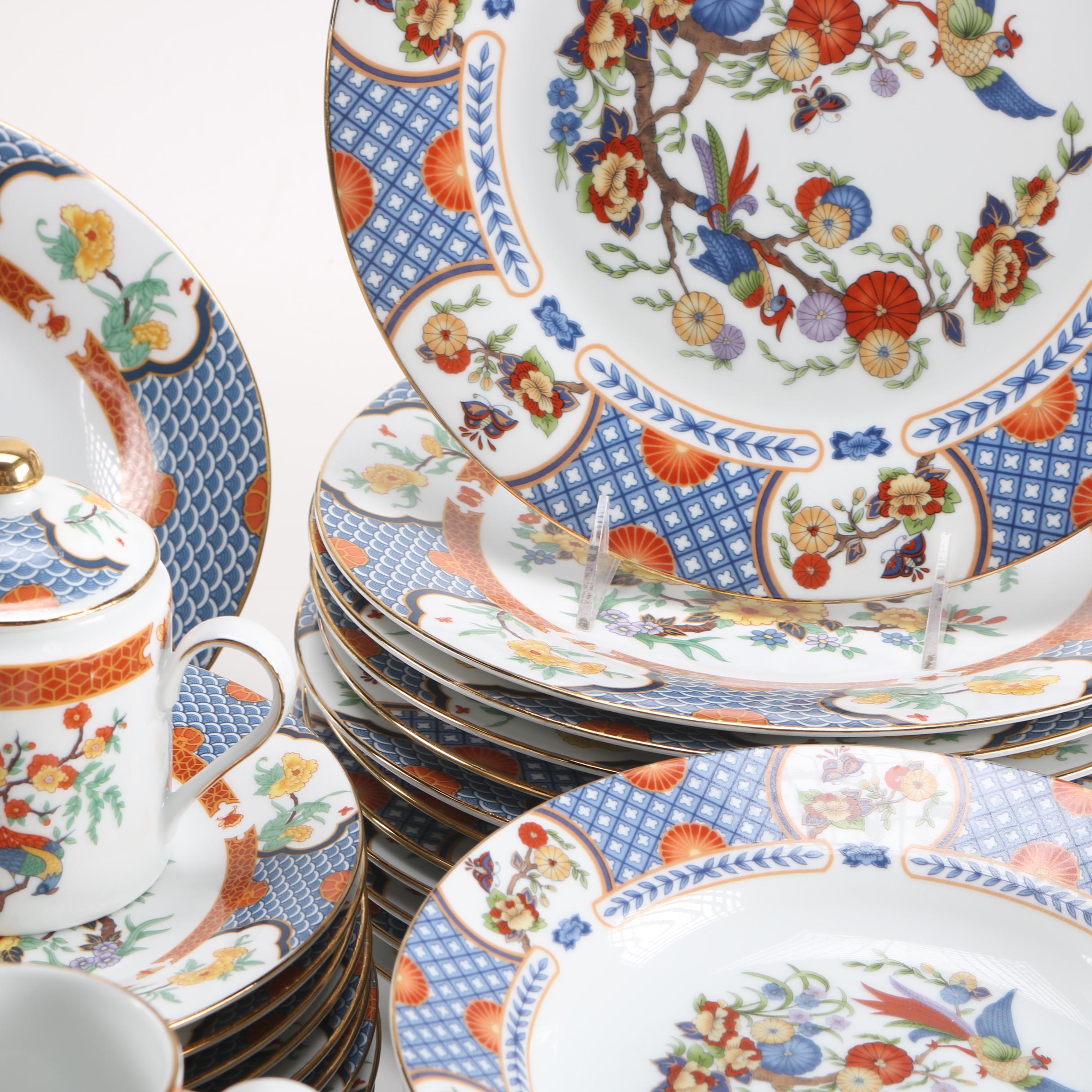 LiLing "Imperial Garden" China Dinnerware Set | EBTH
