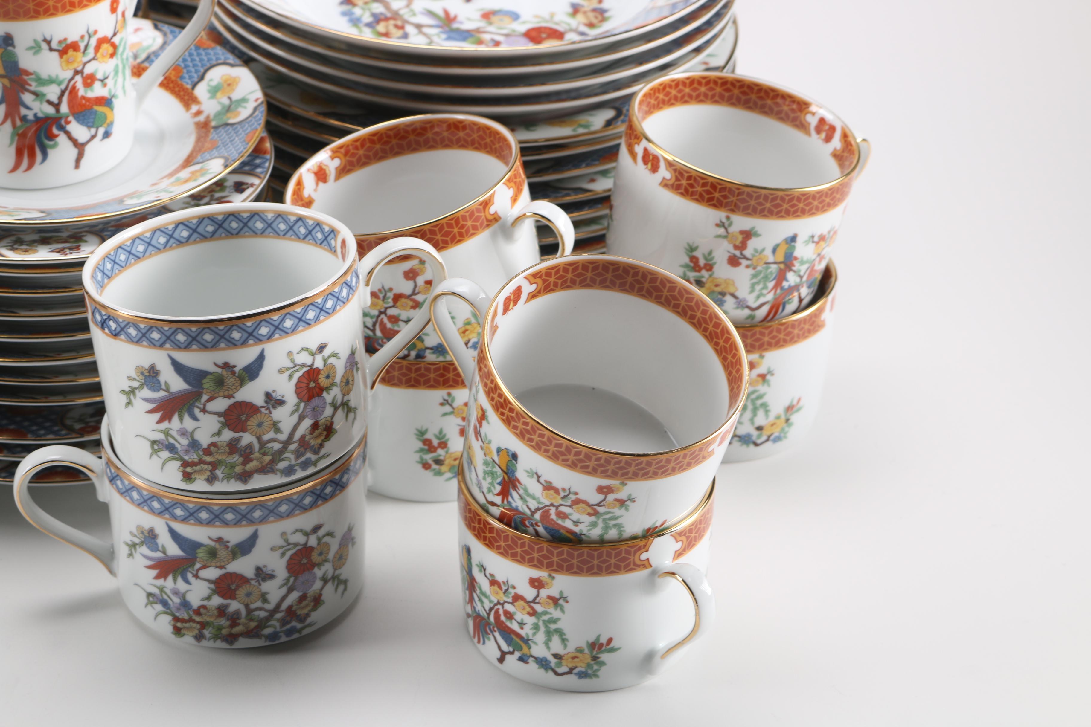 LiLing "Imperial Garden" China Dinnerware Set | EBTH