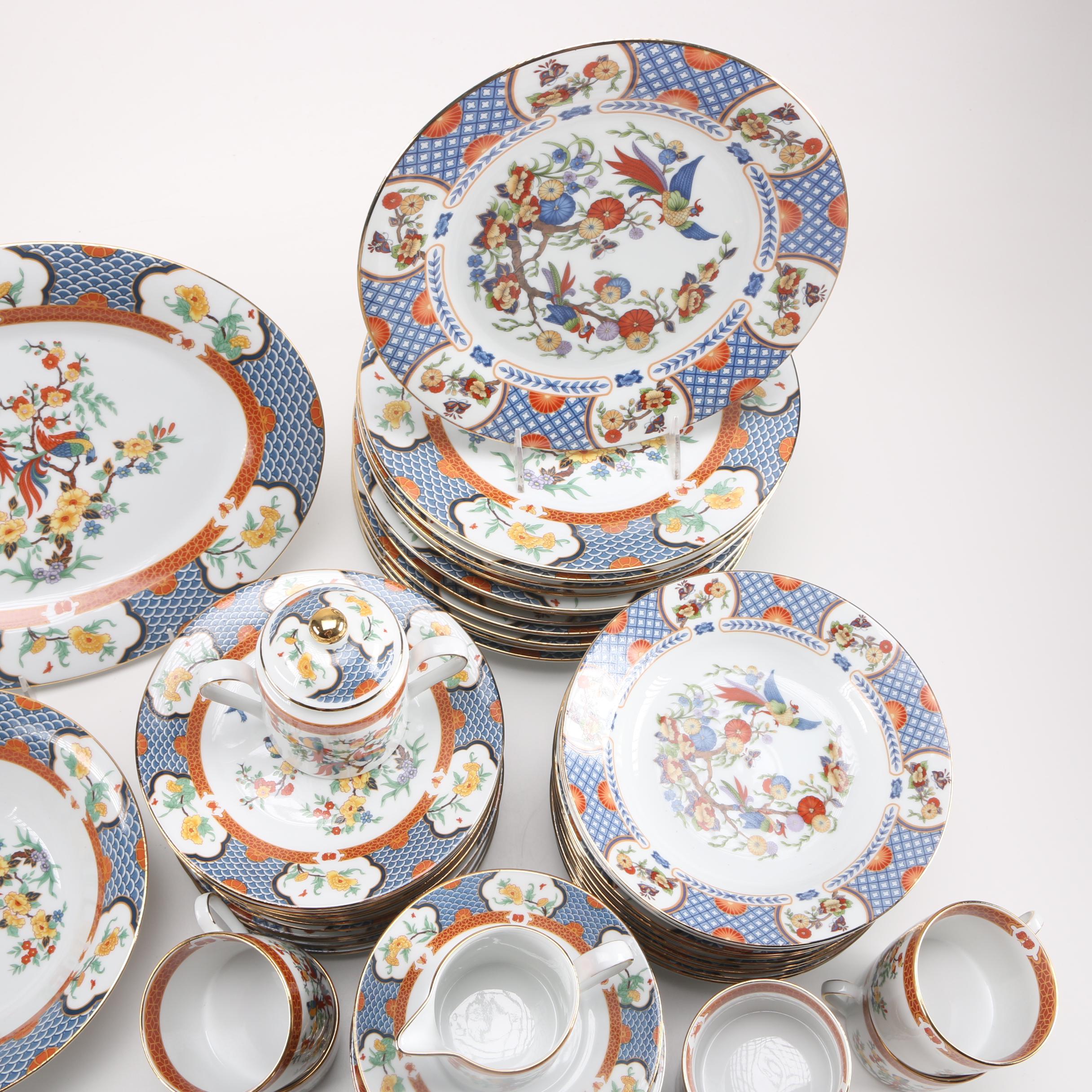 LiLing "Imperial Garden" China Dinnerware Set | EBTH