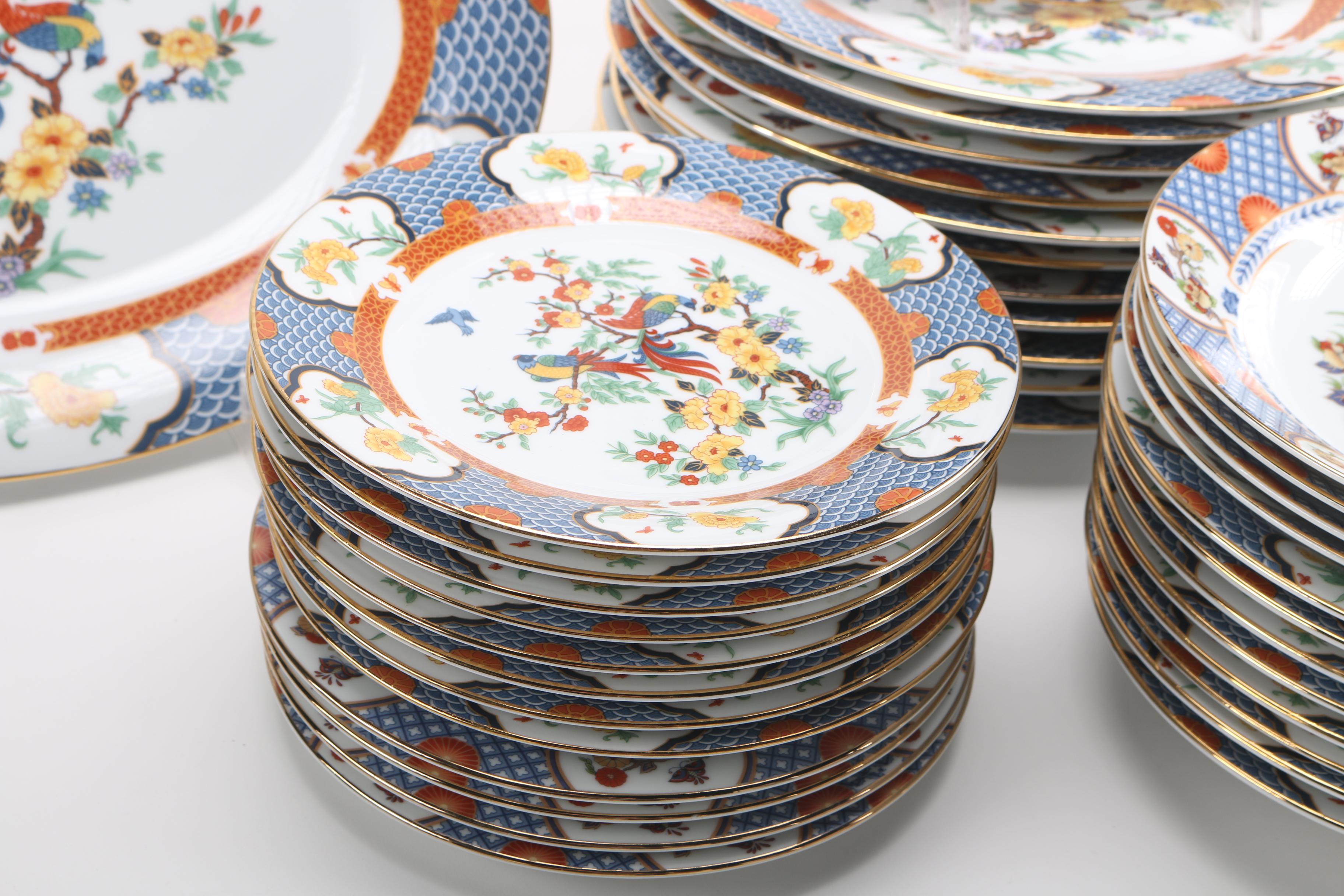 LiLing "Imperial Garden" China Dinnerware Set | EBTH