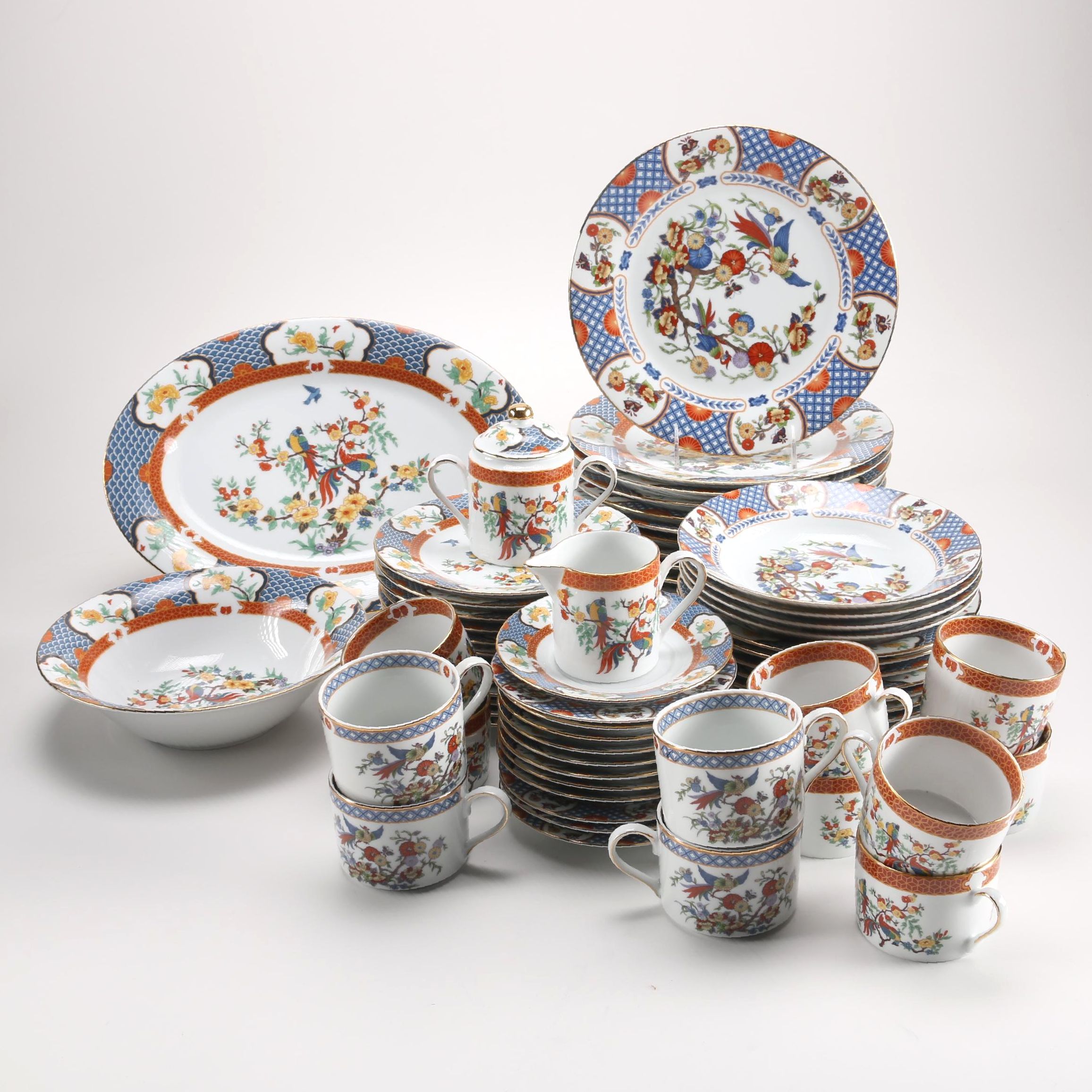 LiLing "Imperial Garden" China Dinnerware Set | EBTH