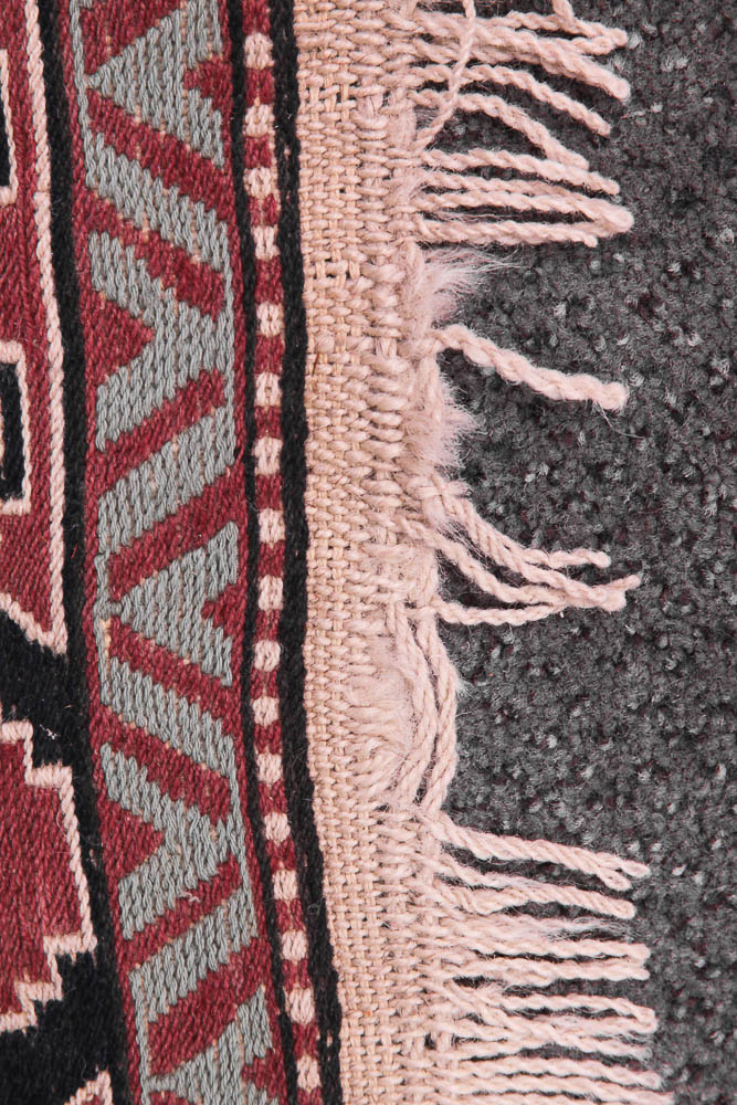 Handwoven Khamseh Pictorial Soumak Rug | EBTH