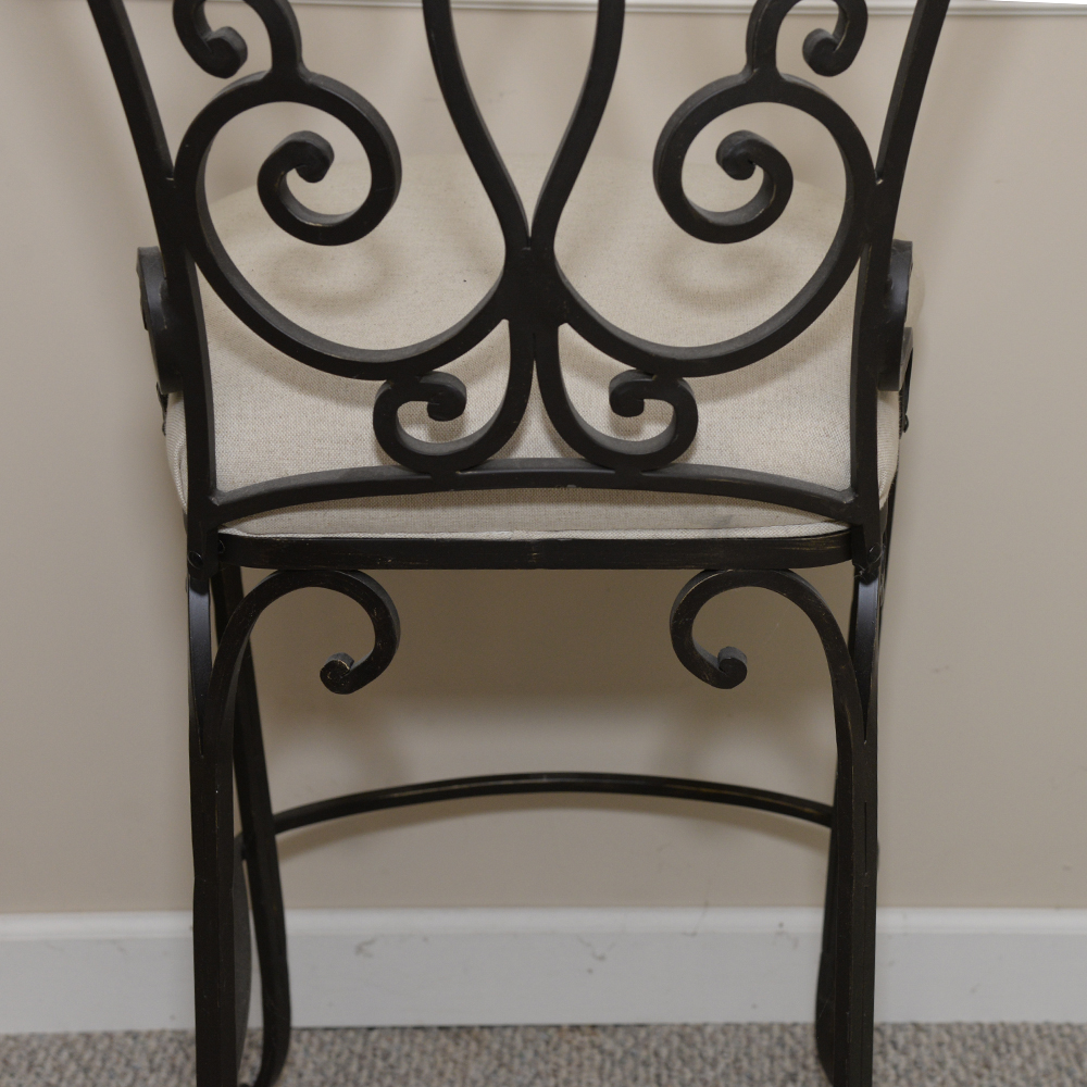 Scrolled Metal Bar Stools | EBTH