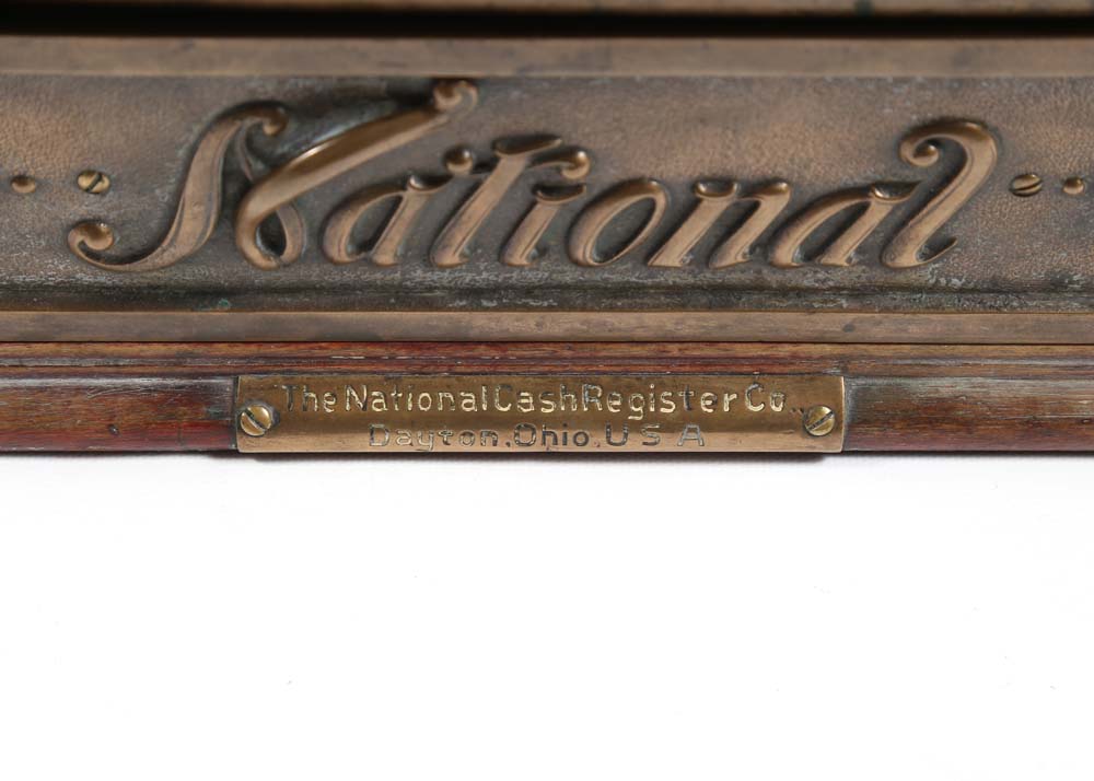 Circa 1908 Antique National Brass Cash Register | EBTH