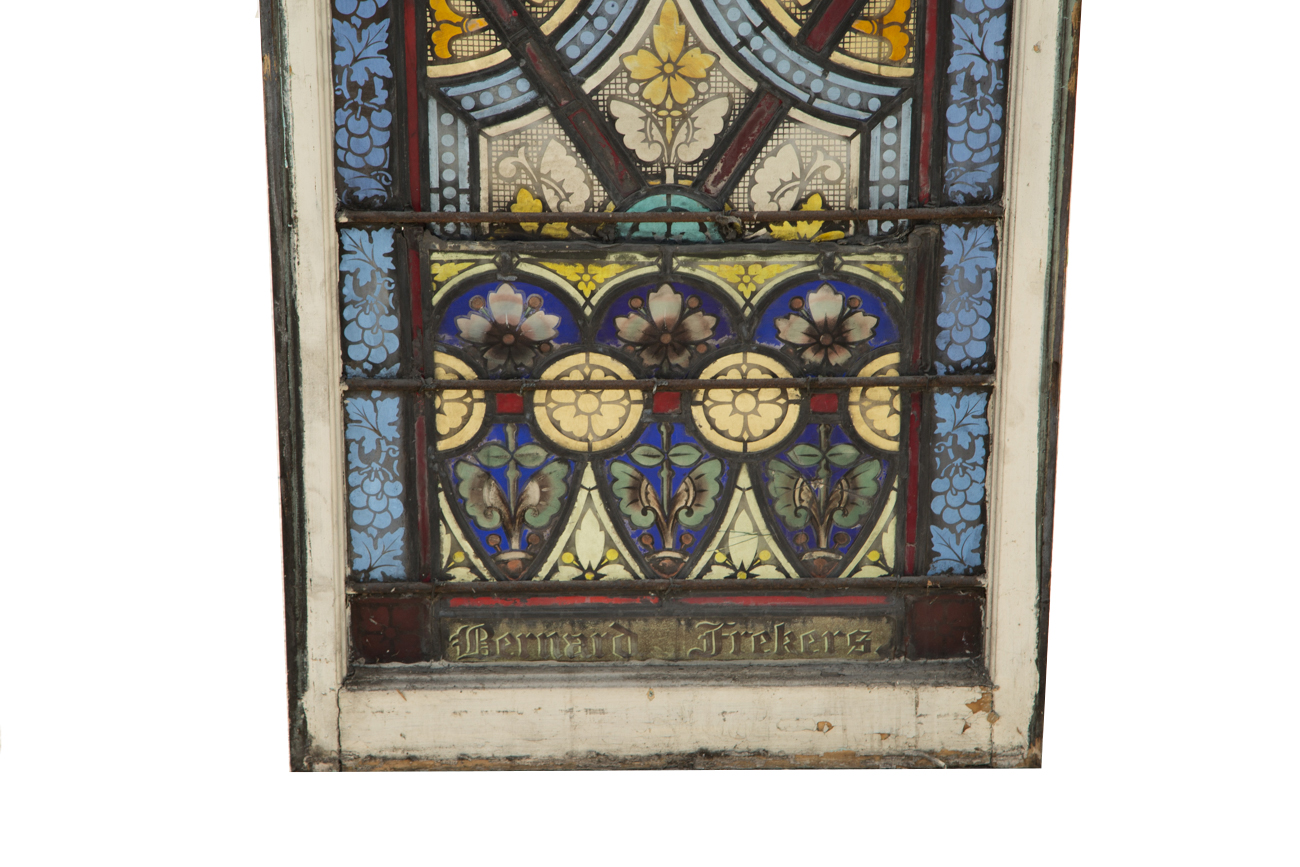 Very Large Stained Glass Window From Saint Bonaventure Church | EBTH