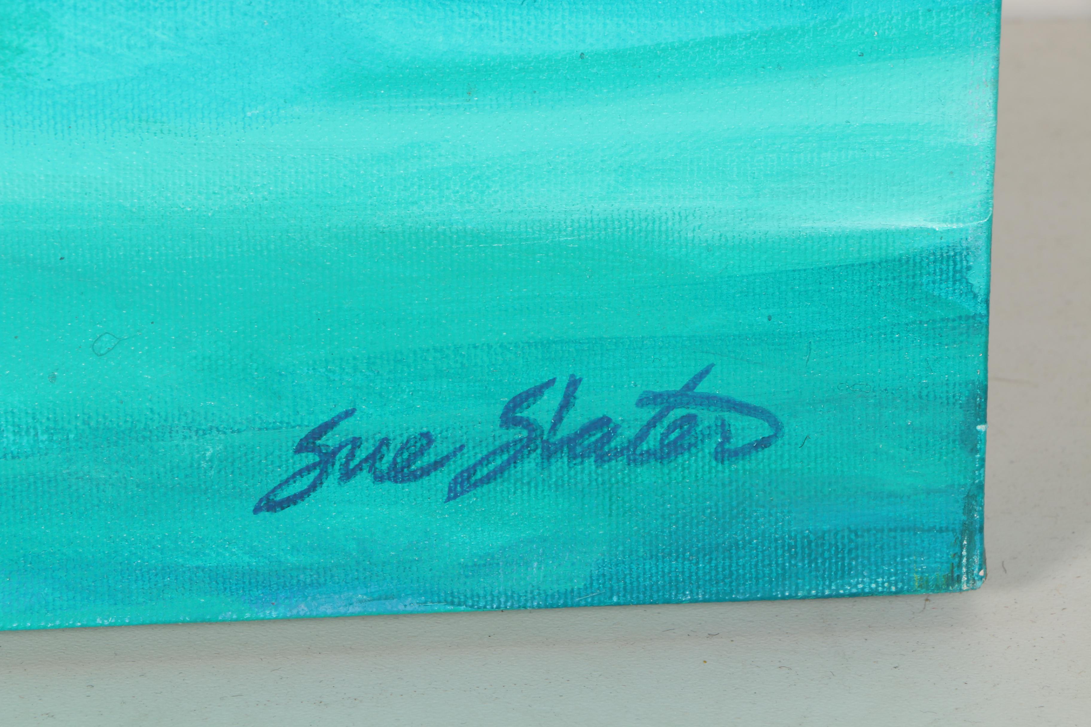 Sue Slater Acrylic Diptych on Canvas "Portofino View" | EBTH