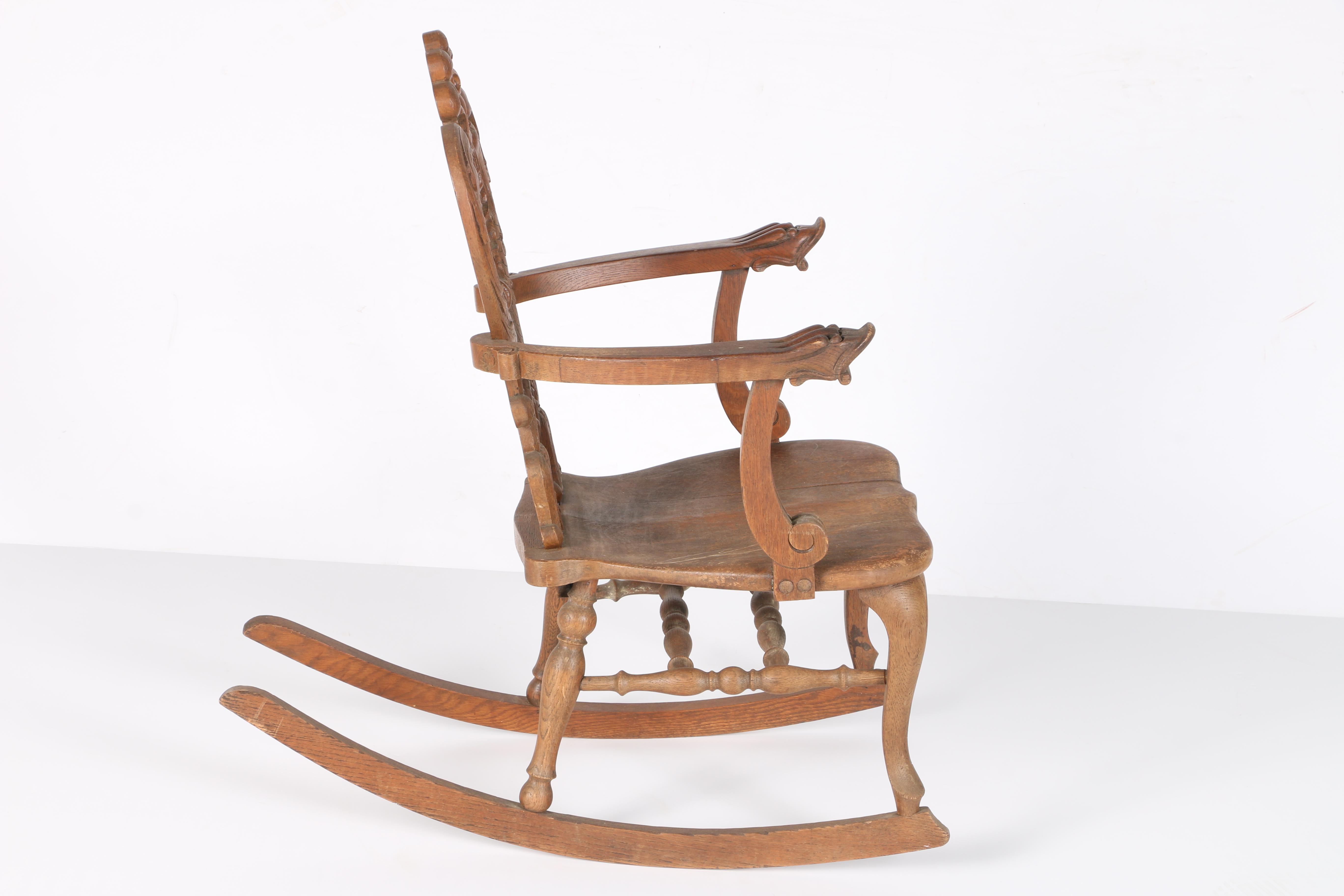 Antique Ornate Rocking Chair | EBTH