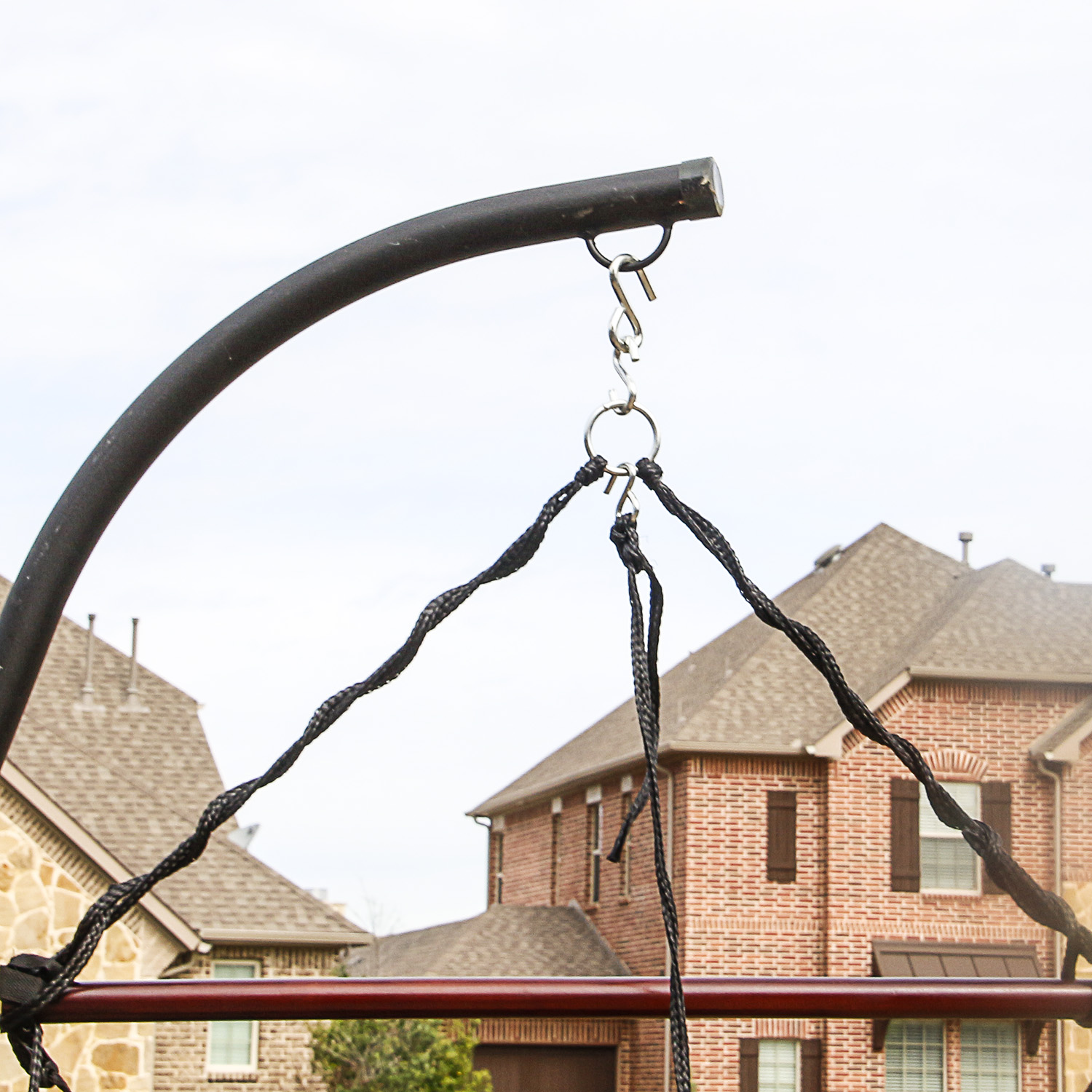 Chaise Suspension Chairs by Vivere With Trailer Hitch Stand | EBTH