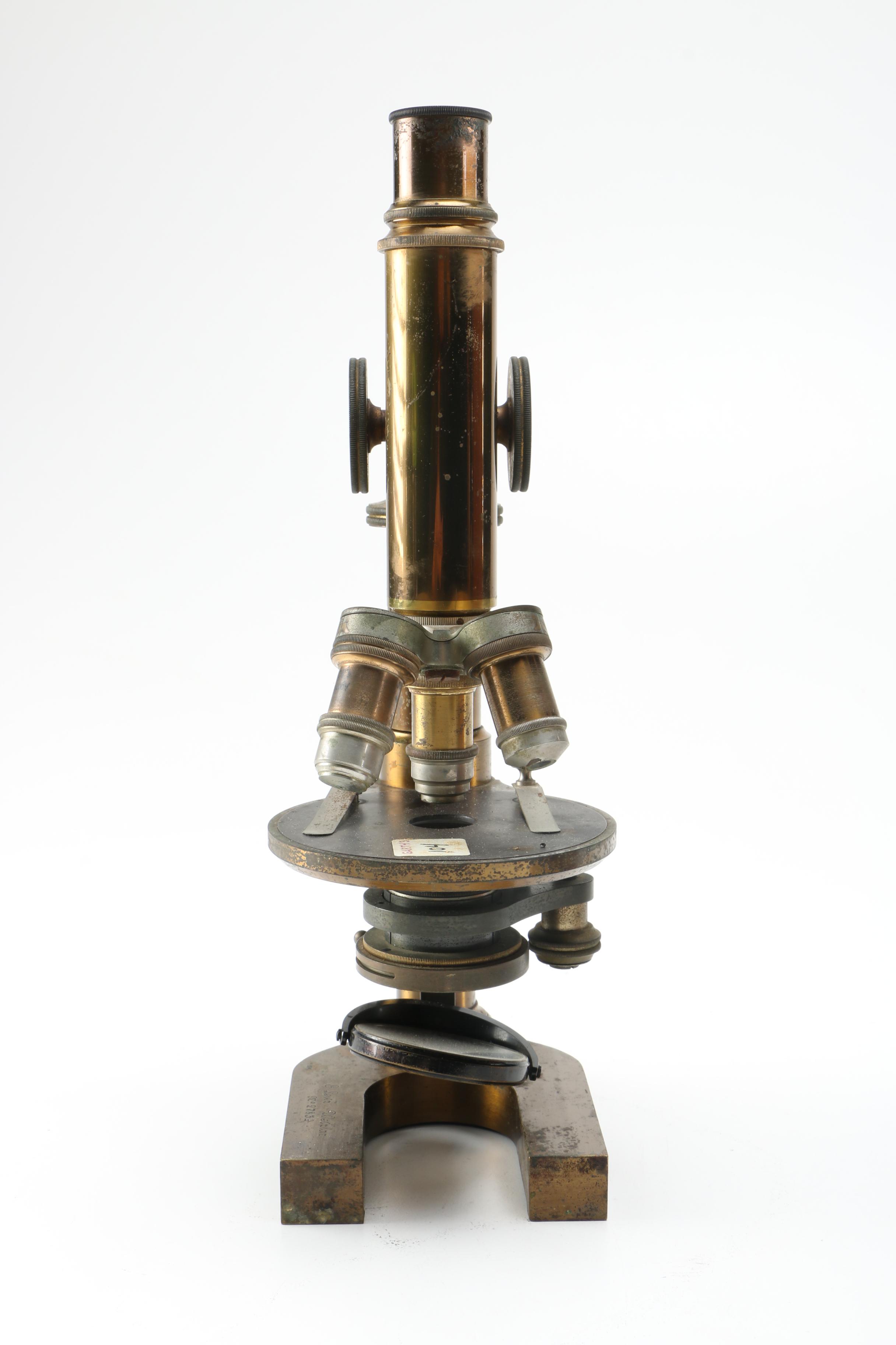 1893 Ernst Leitz Wetzlar Microscope and Case | EBTH