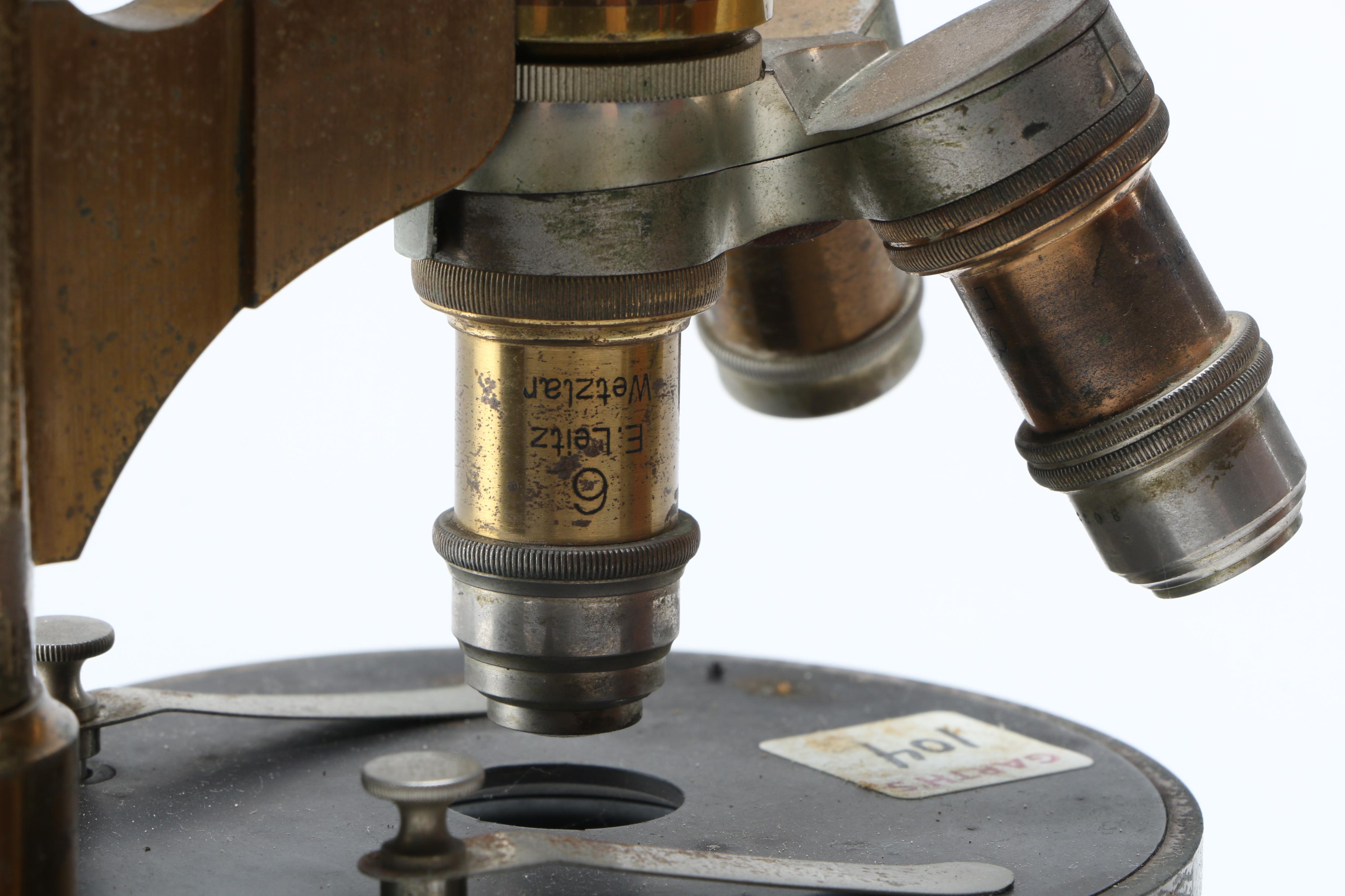 1893 Ernst Leitz Wetzlar Microscope and Case | EBTH