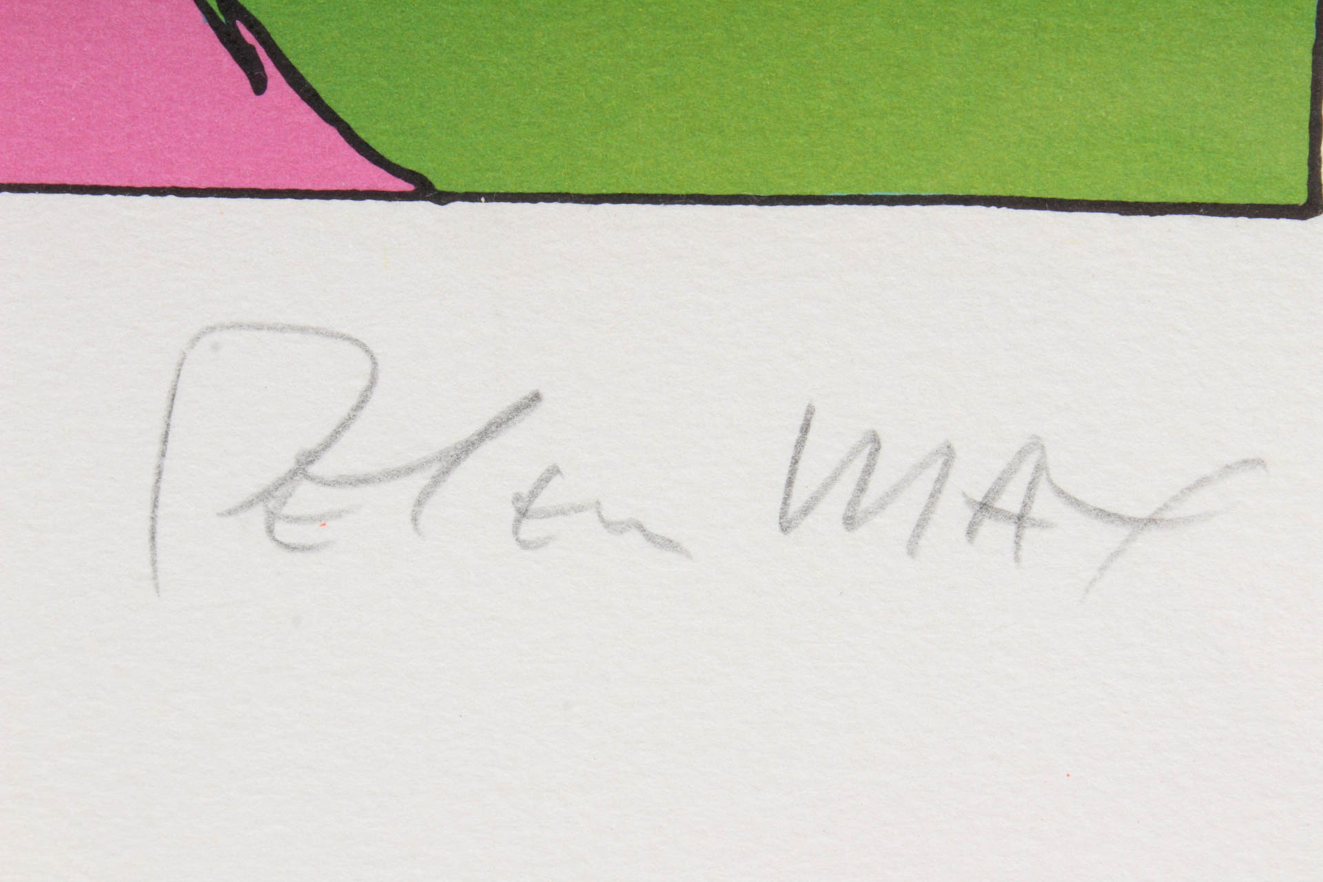 Peter Max Limited Edition Lithograph "Facing Left" | EBTH