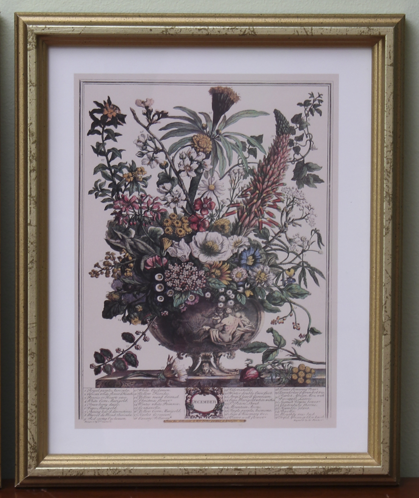 Offset Lithographs of Robert Furber "Twelve Months of Flowers" | EBTH