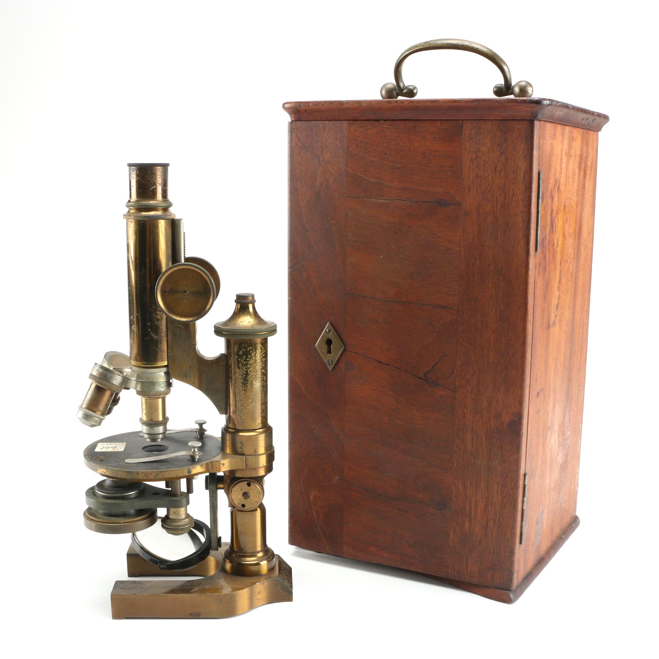 1893 Ernst Leitz Wetzlar Microscope and Case | EBTH
