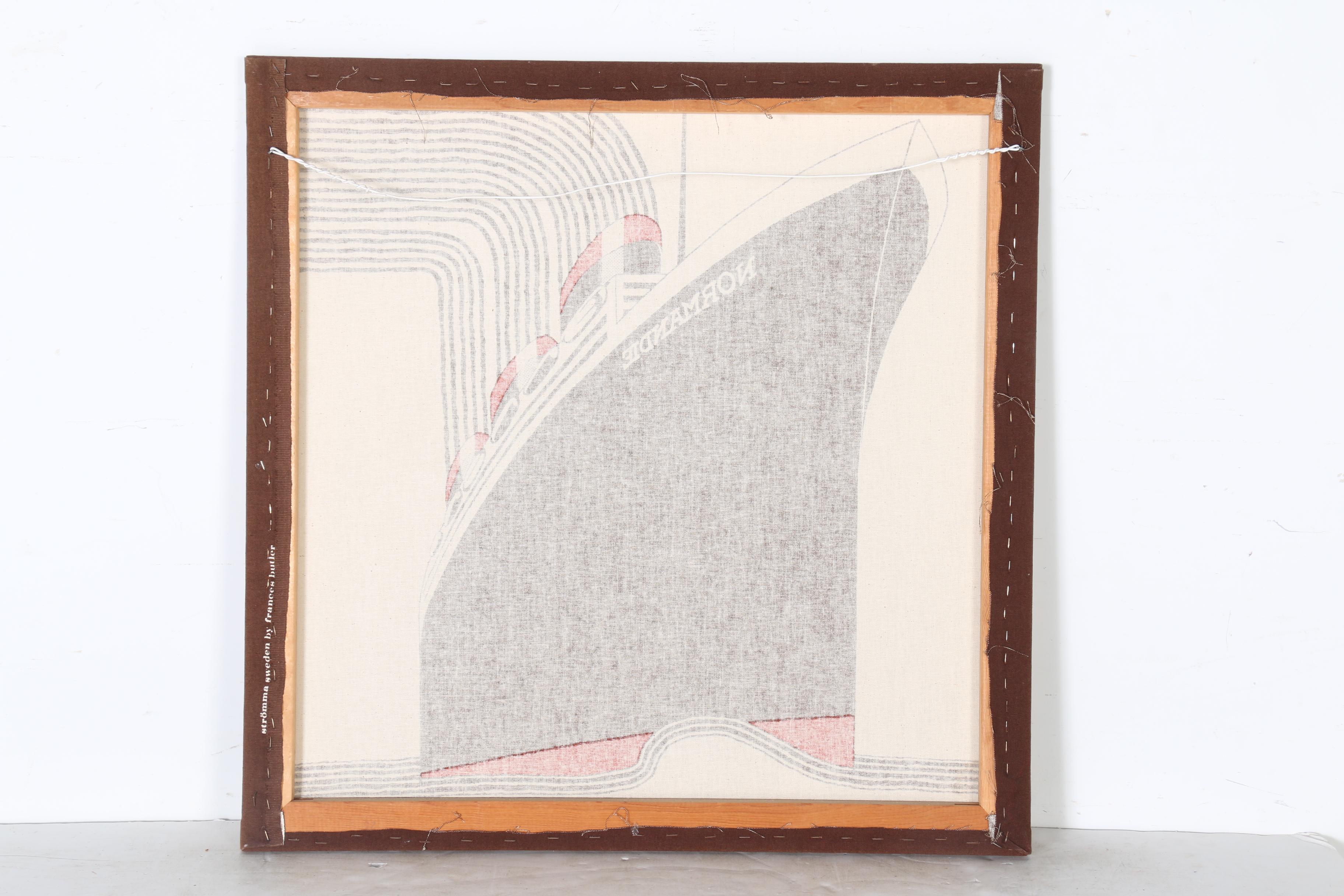 After Frances Butler Serigraph on Fabric "Normandie" | EBTH