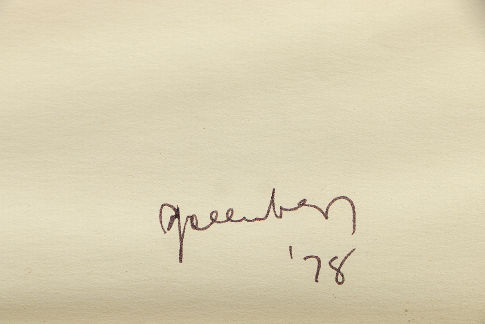 Clement Greenberg; Untitled, 1978 | EBTH