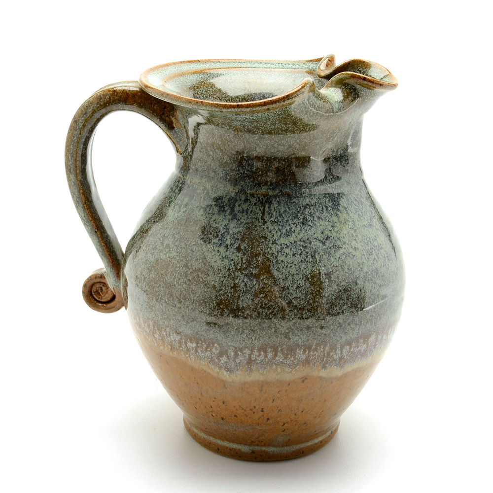 Pitcher and Bud Vase from "Parsley Pottery" | EBTH