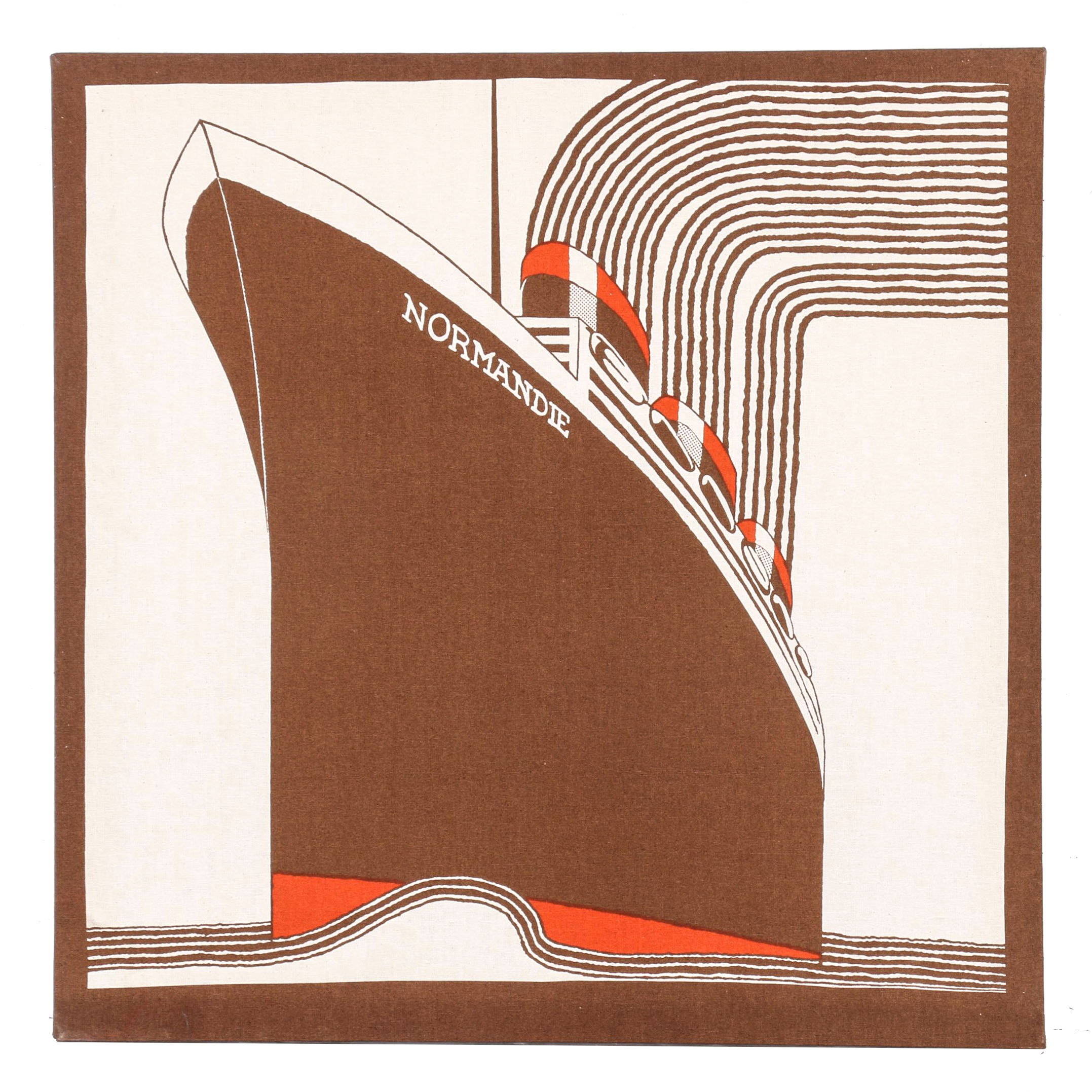 After Frances Butler Serigraph on Fabric "Normandie" | EBTH