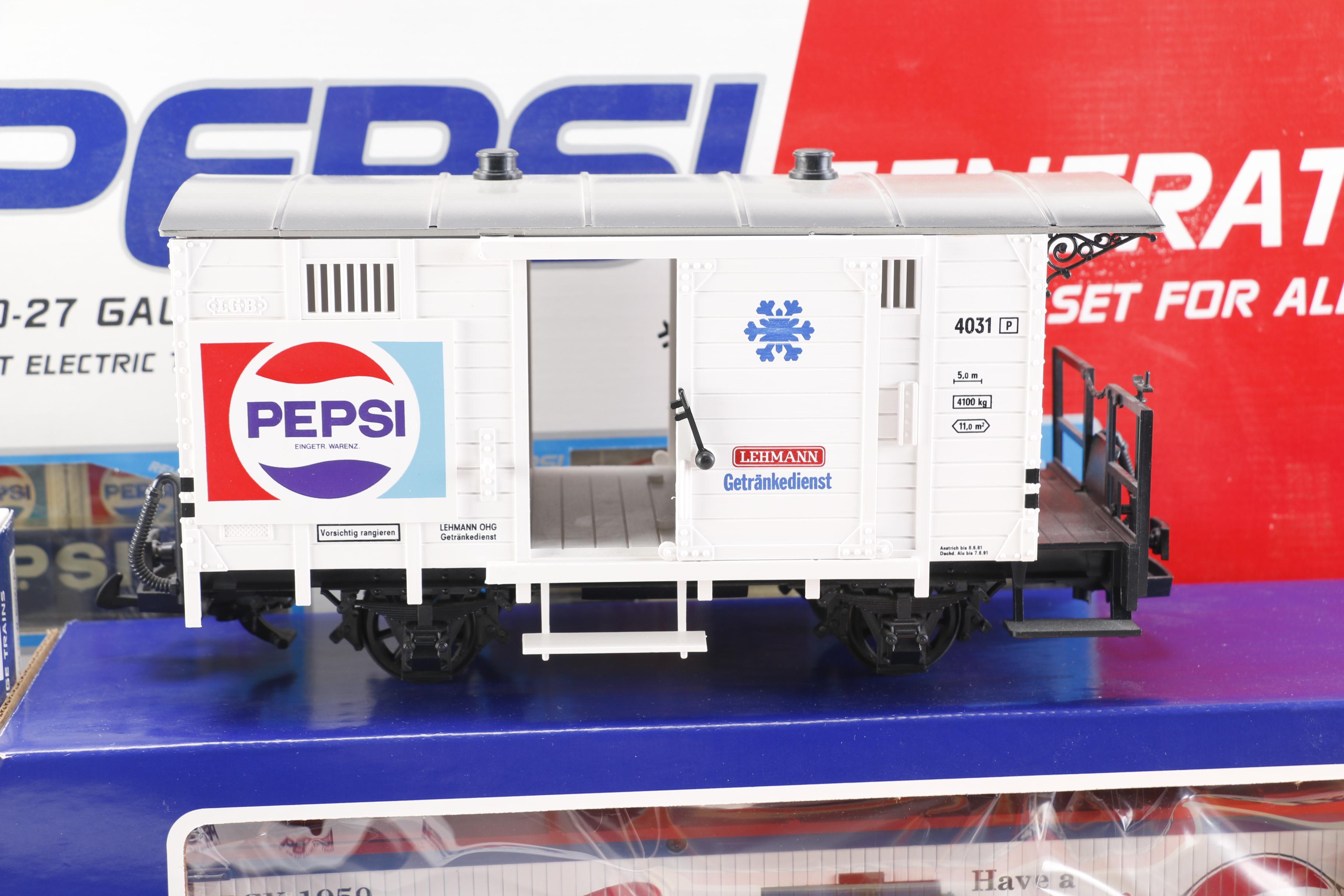 Pepsi Train Set and Train Cars | EBTH