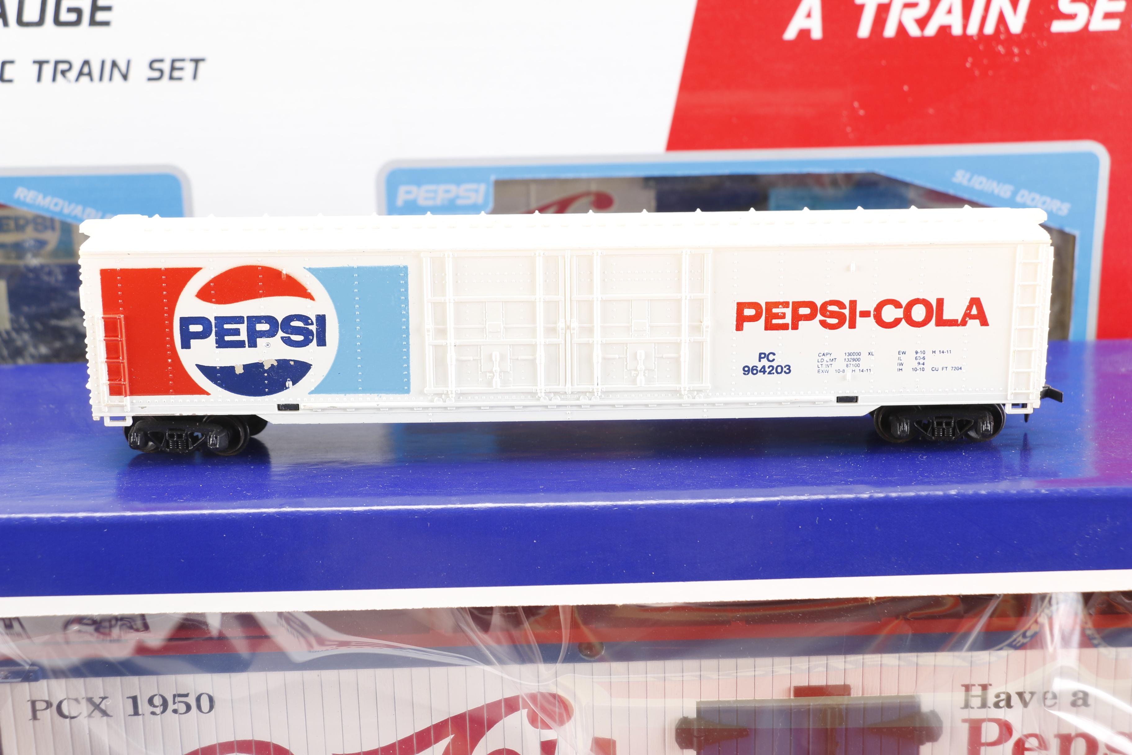 Pepsi Train Set and Train Cars | EBTH