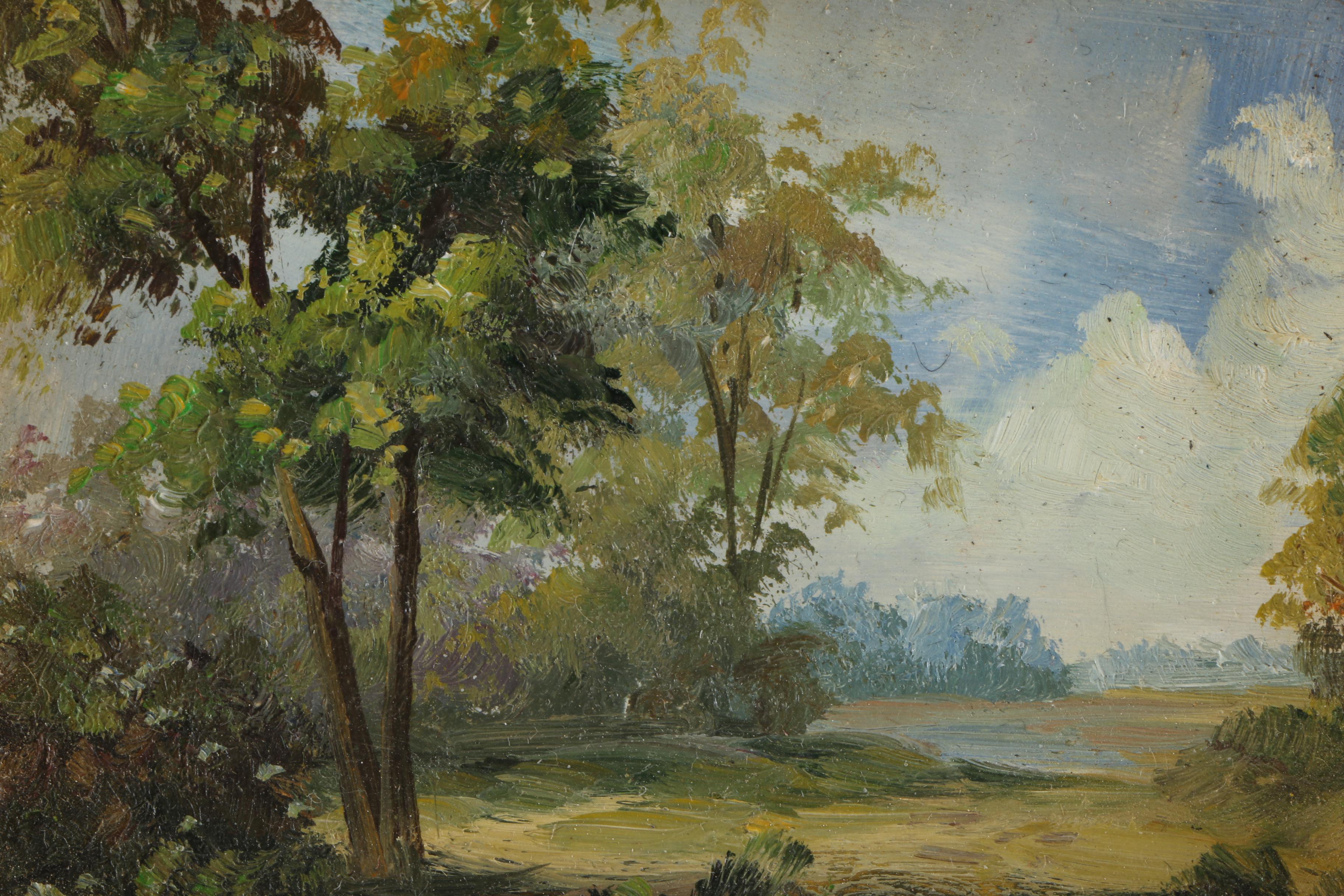 Pair of Donata Mayford Oil Paintings on Board Landscapes | EBTH