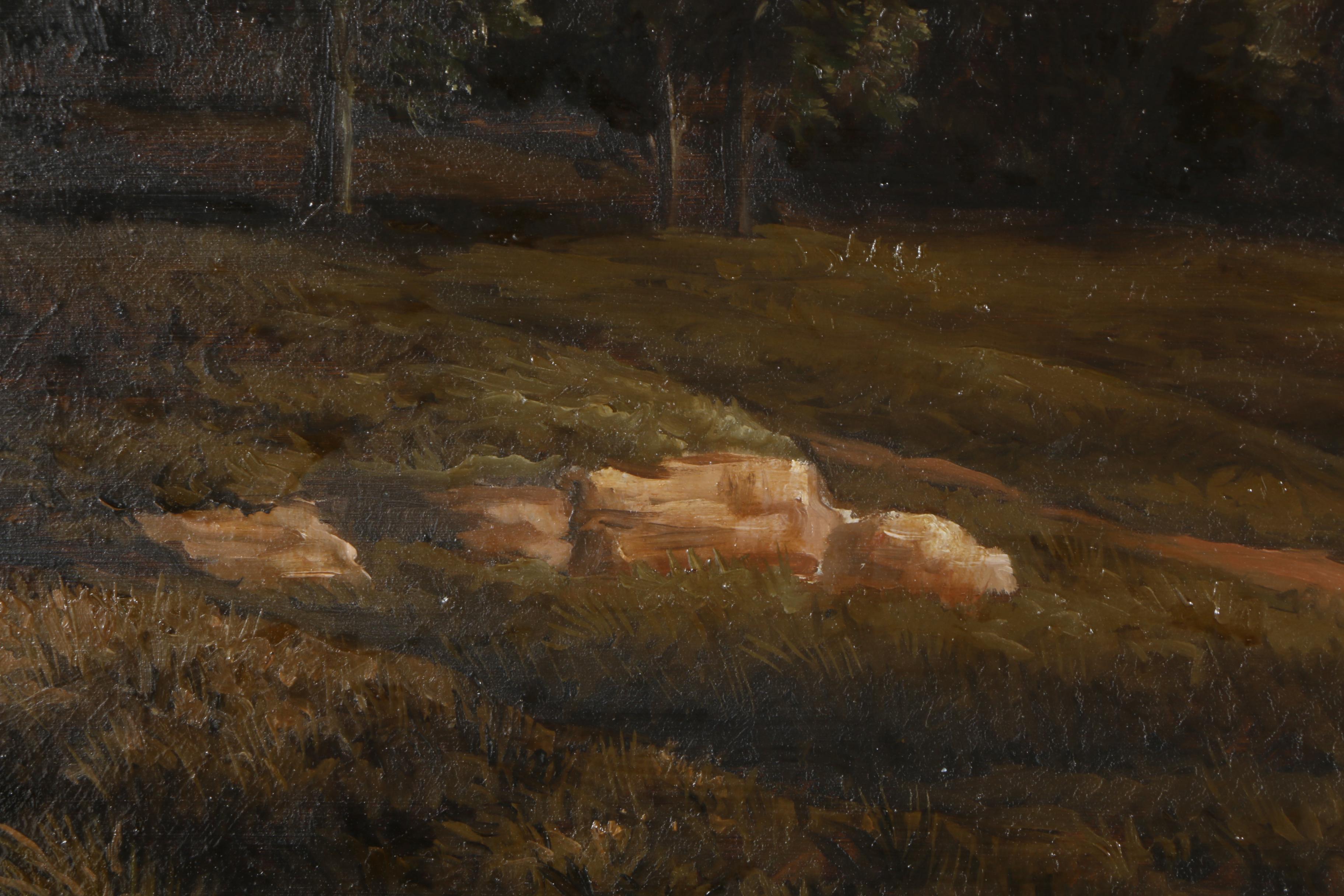 Thomas Locker Oil Painting on Board of a Sweeping Landscape | EBTH