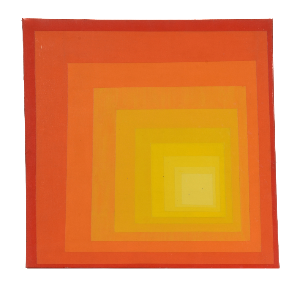 Original Geometric Abstractionist Acrylic Painting on Canvas | EBTH