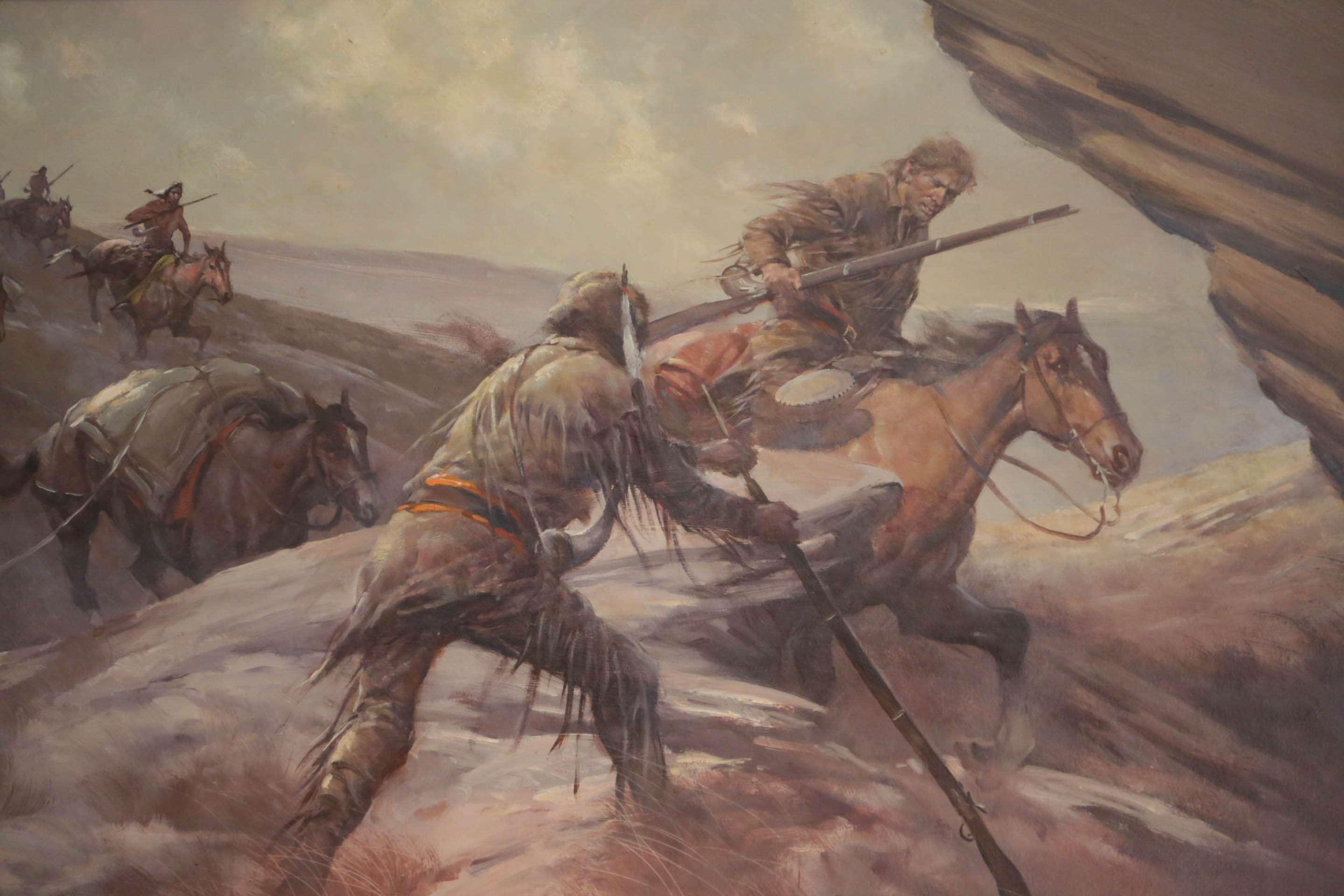 Gerald McCann Original Western Oil on Board Painting | EBTH