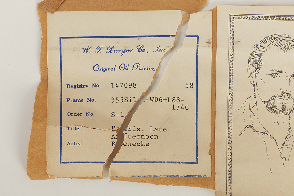 William Benecke Oil Painting "Building in Paris, Late Afternoon" | EBTH