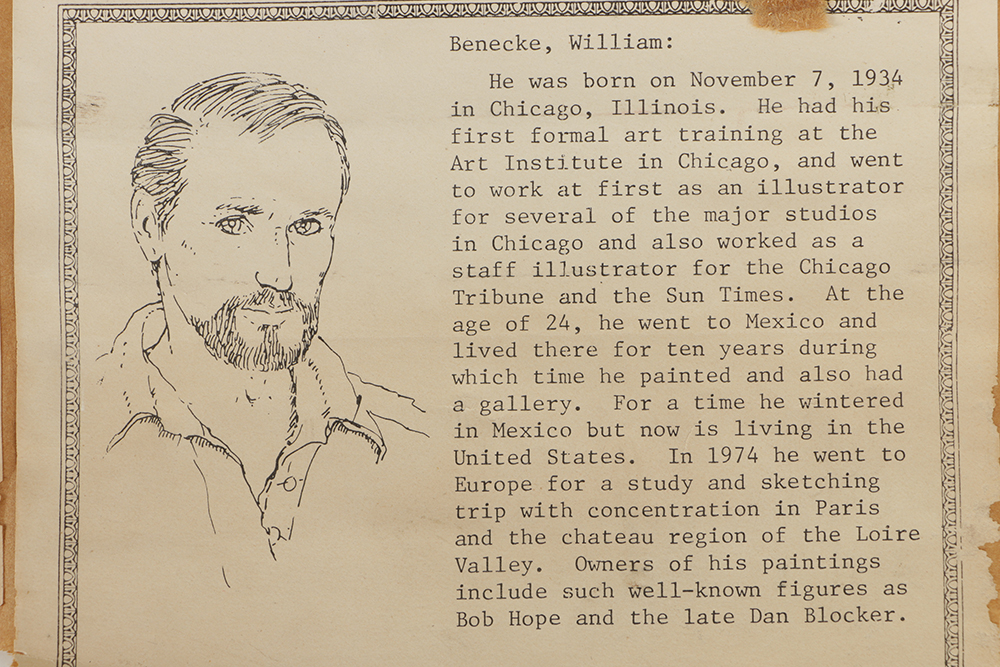 William Benecke Oil Painting "Building in Paris, Late Afternoon" | EBTH