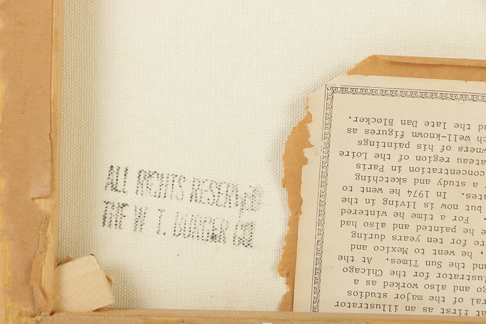 William Benecke Oil Painting "Building in Paris, Late Afternoon" | EBTH