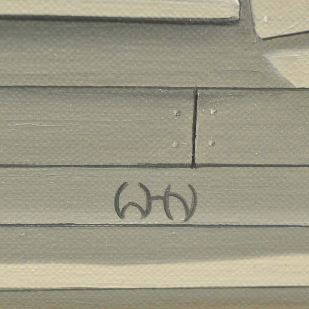 Ward H. Nichols Original Oil on Canvas "Fresh White" | EBTH